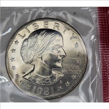 1981 d Susan B. Anthony Mint Dollar- USA Coin | Property Room