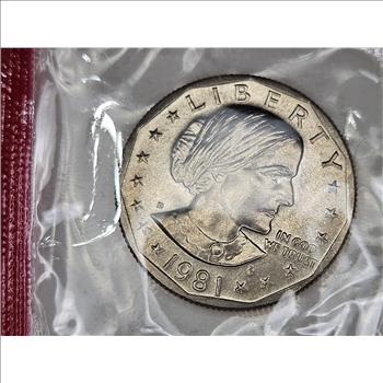 1981 d Susan B. Anthony Mint Dollar- USA Coin | Property Room