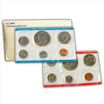 1978 US Mint Set - P & D Sets in Original Mint Packaging | Property Room
