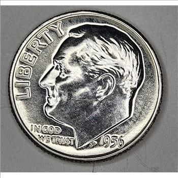 1956 Roosevelt Proof Dime- USA Coin | Property Room