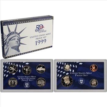 1999 US MINT BOXED Proof Set | Property Room