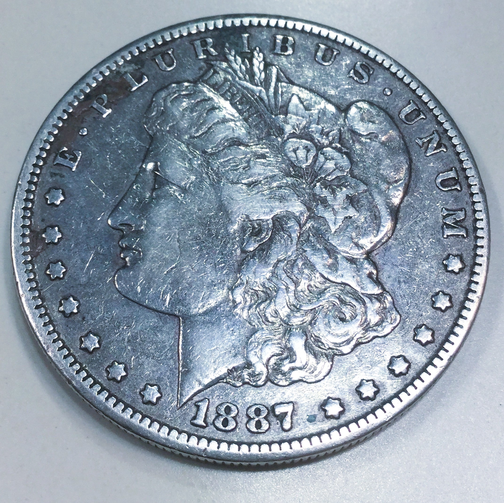 1887-S Morgan Silver Dollar Beautiful High Grade Coin Rare Date ...