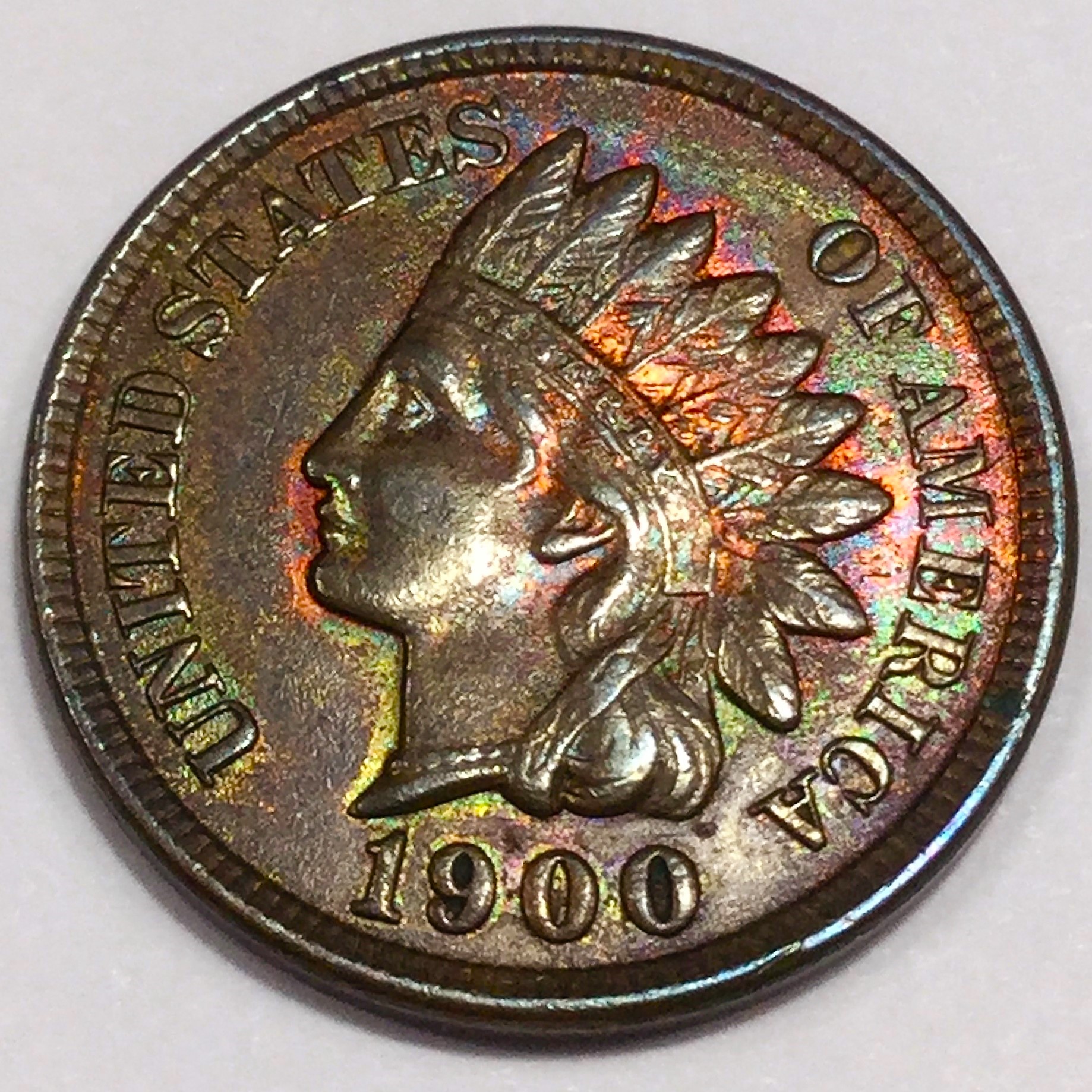1900 Uncirculated Indian Head Penny Beautiful Coin | Property Room