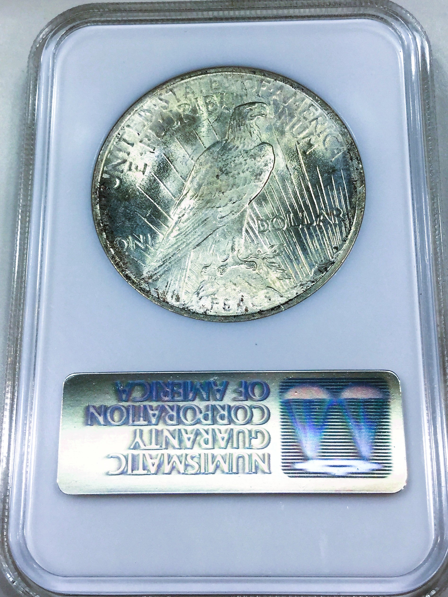 1924 Peace Silver Dollar NGC MS63 Beautiful Coin | Property Room