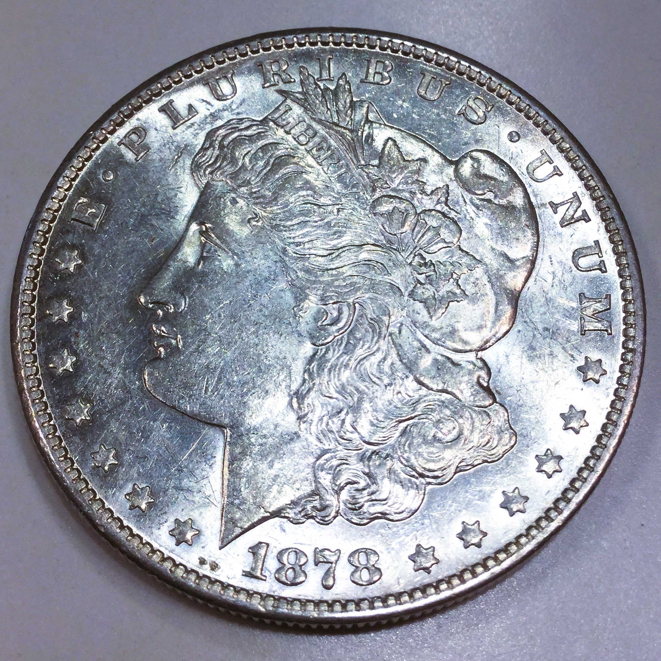 1878-S Uncirculated Morgan Silver Dollar Beautiful Coin Rare Date ...