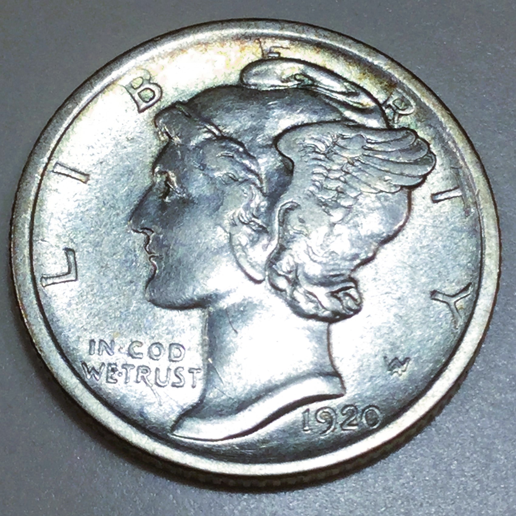 1920 Mercury Dime Beautiful High Grade Coin | Property Room