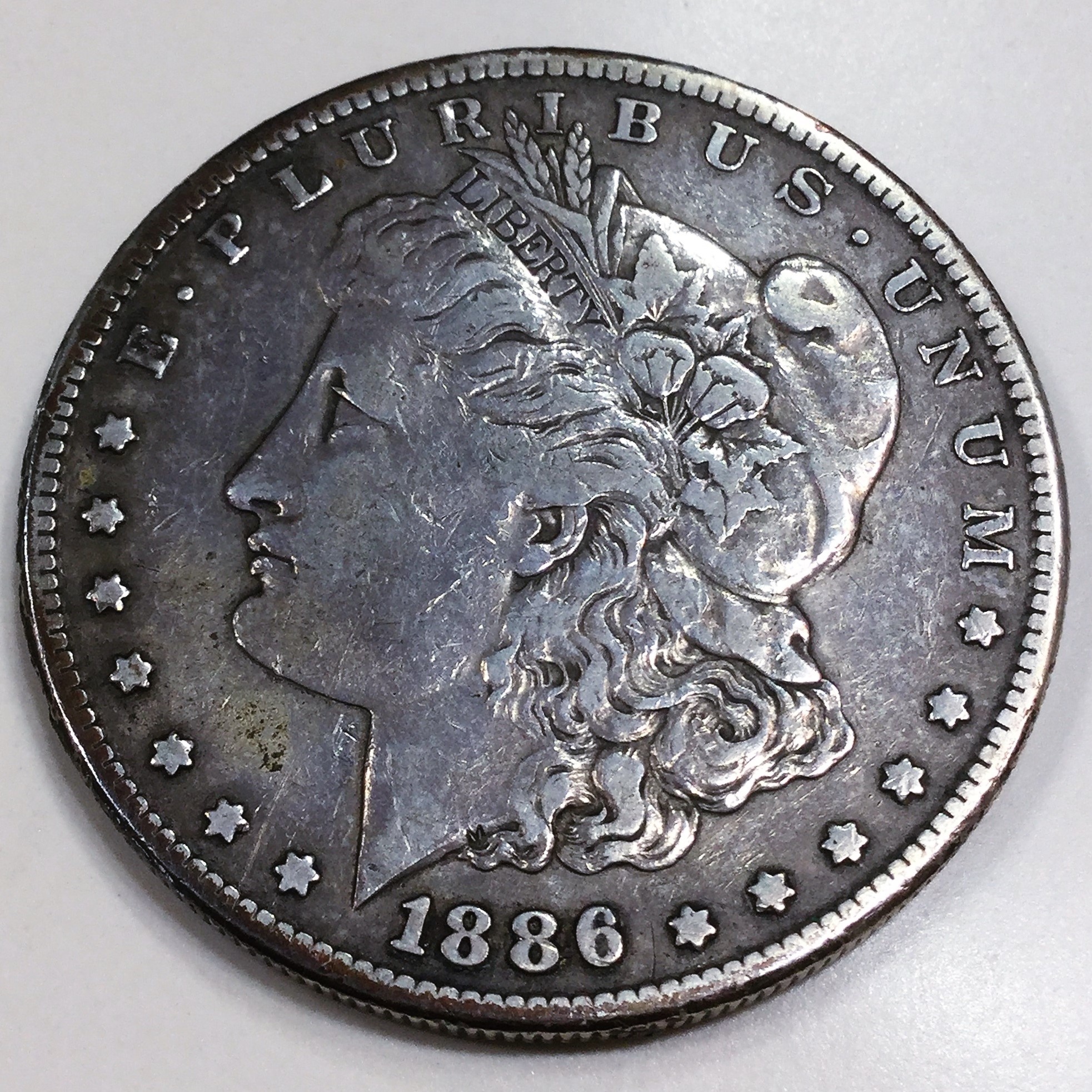 1886-S Morgan Silver Dollar Beautiful High Grade Coin Rare Date ...