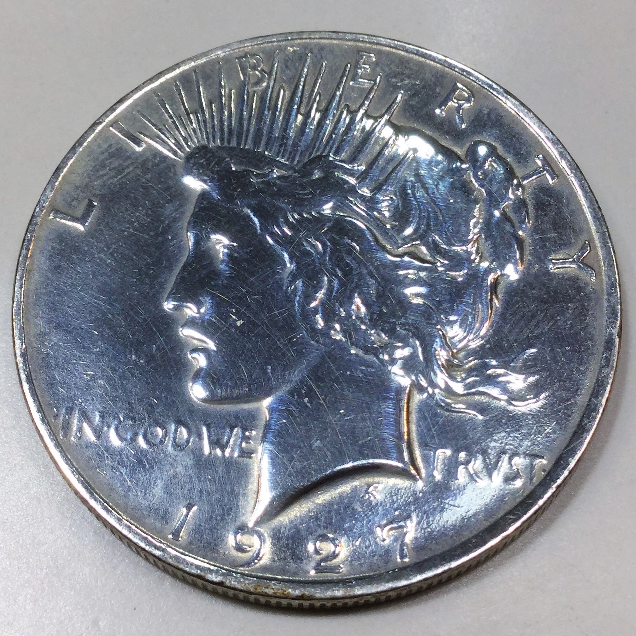 1927-D Peace Silver Dollar Beautiful High Grade Coin Rare Date ...