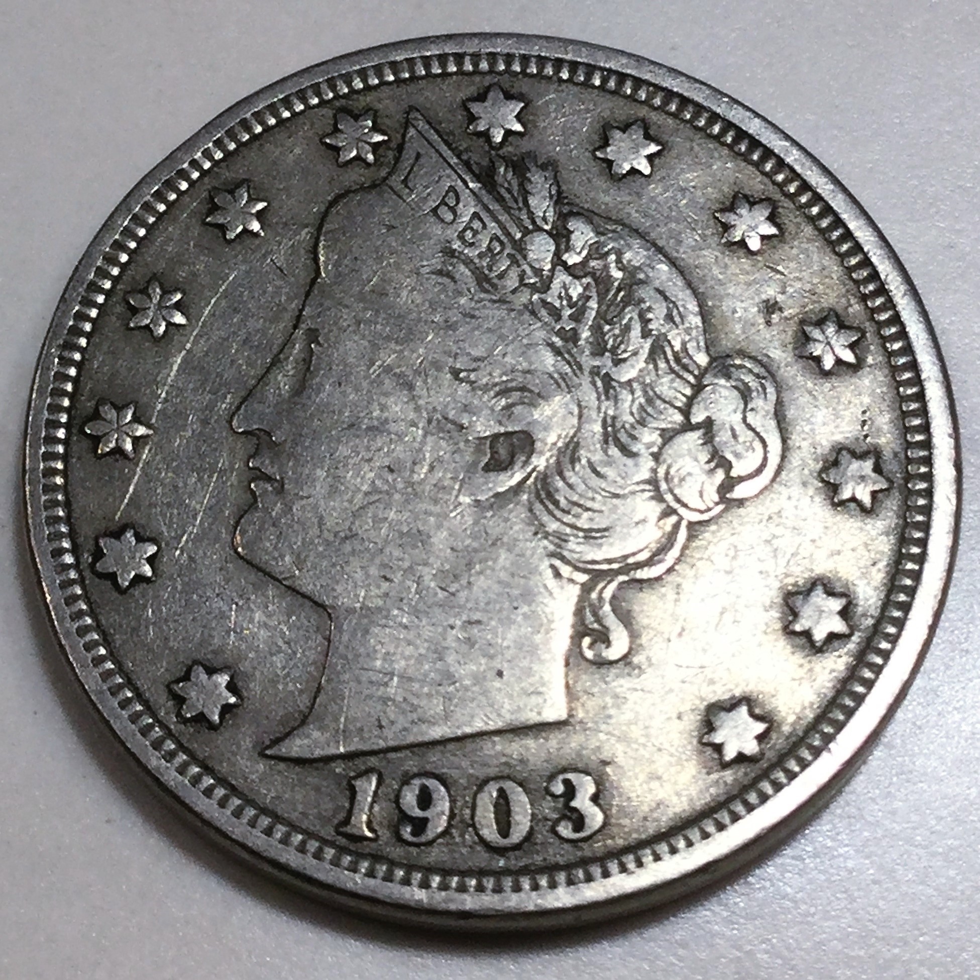 1903 Liberty V Nickel Beautiful High Grade Coin | Property Room
