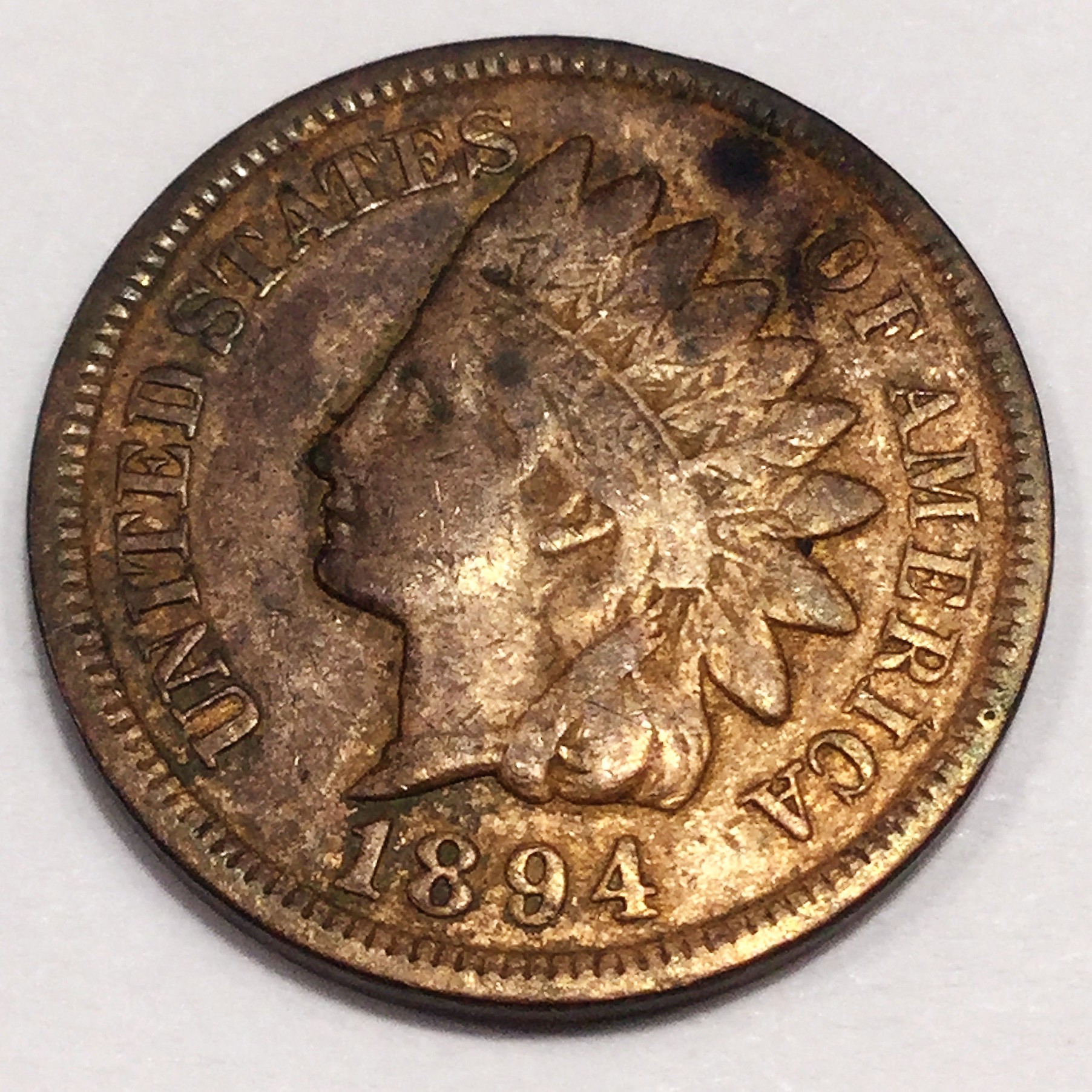 1894 Indian Head Penny Beautiful High Grade Coin | Property Room