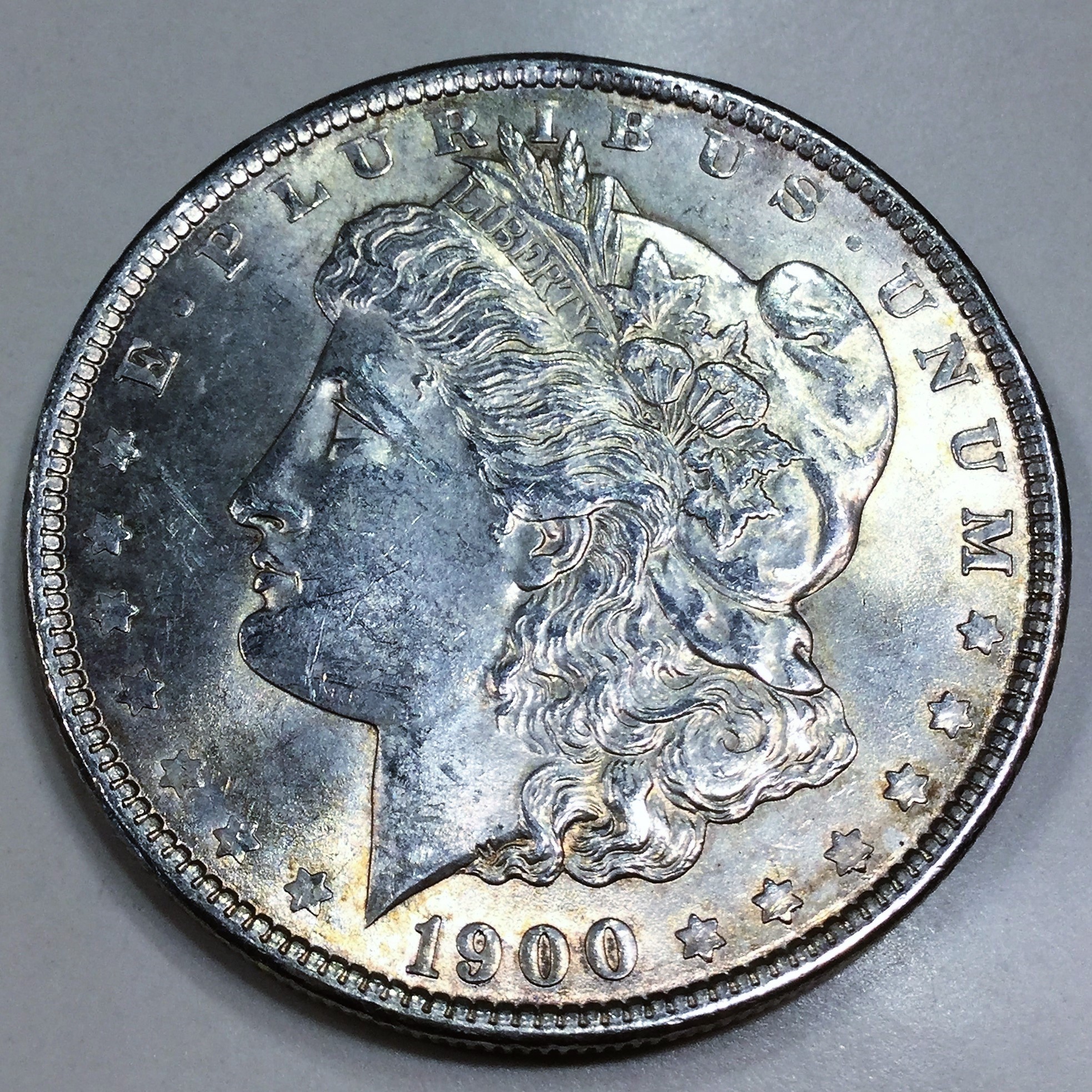 1900 Morgan Silver Dollar Beautiful Uncirculated Coin | Property Room
