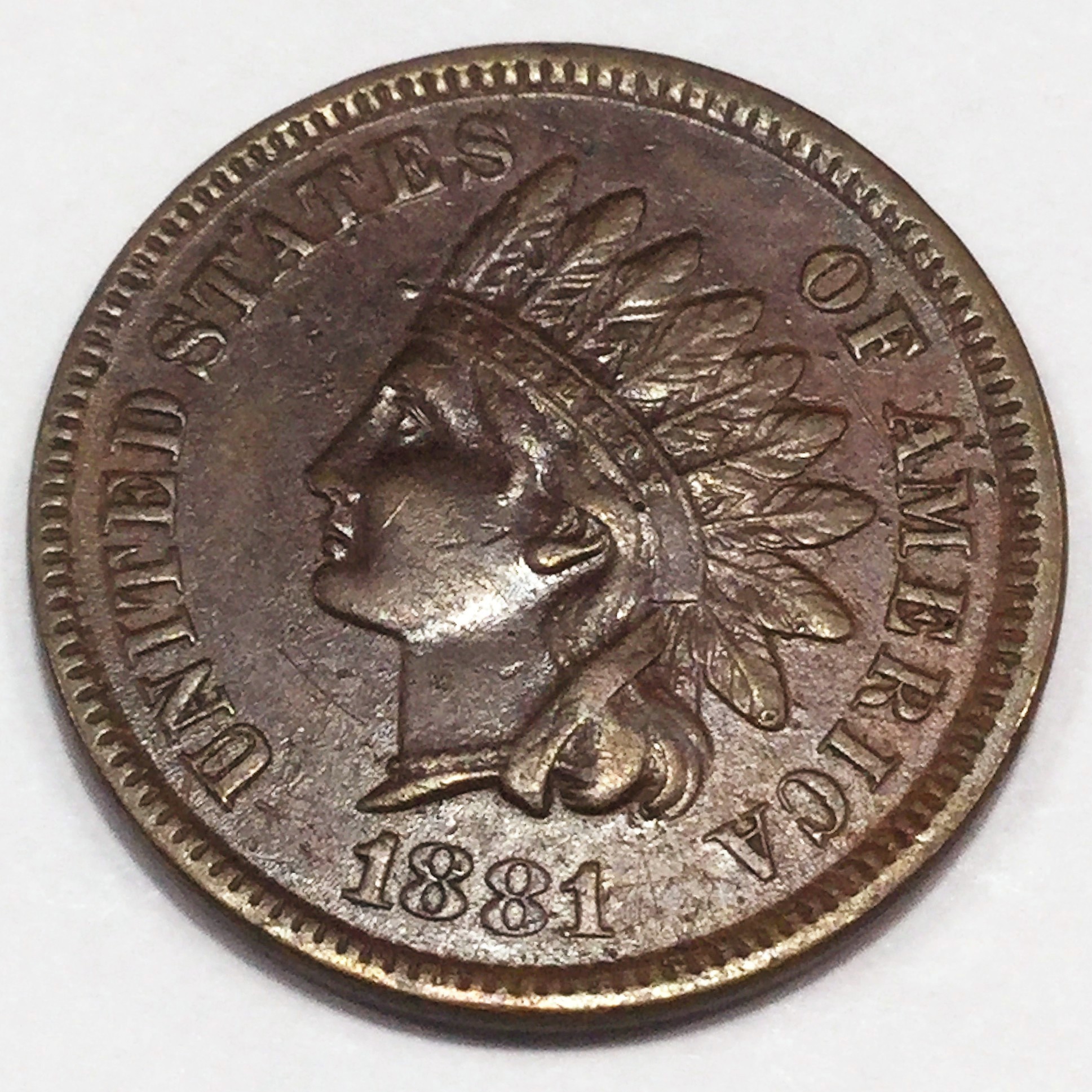 1881 Indian Head Penny Beautiful High Grade Coin Rare Date | Property Room