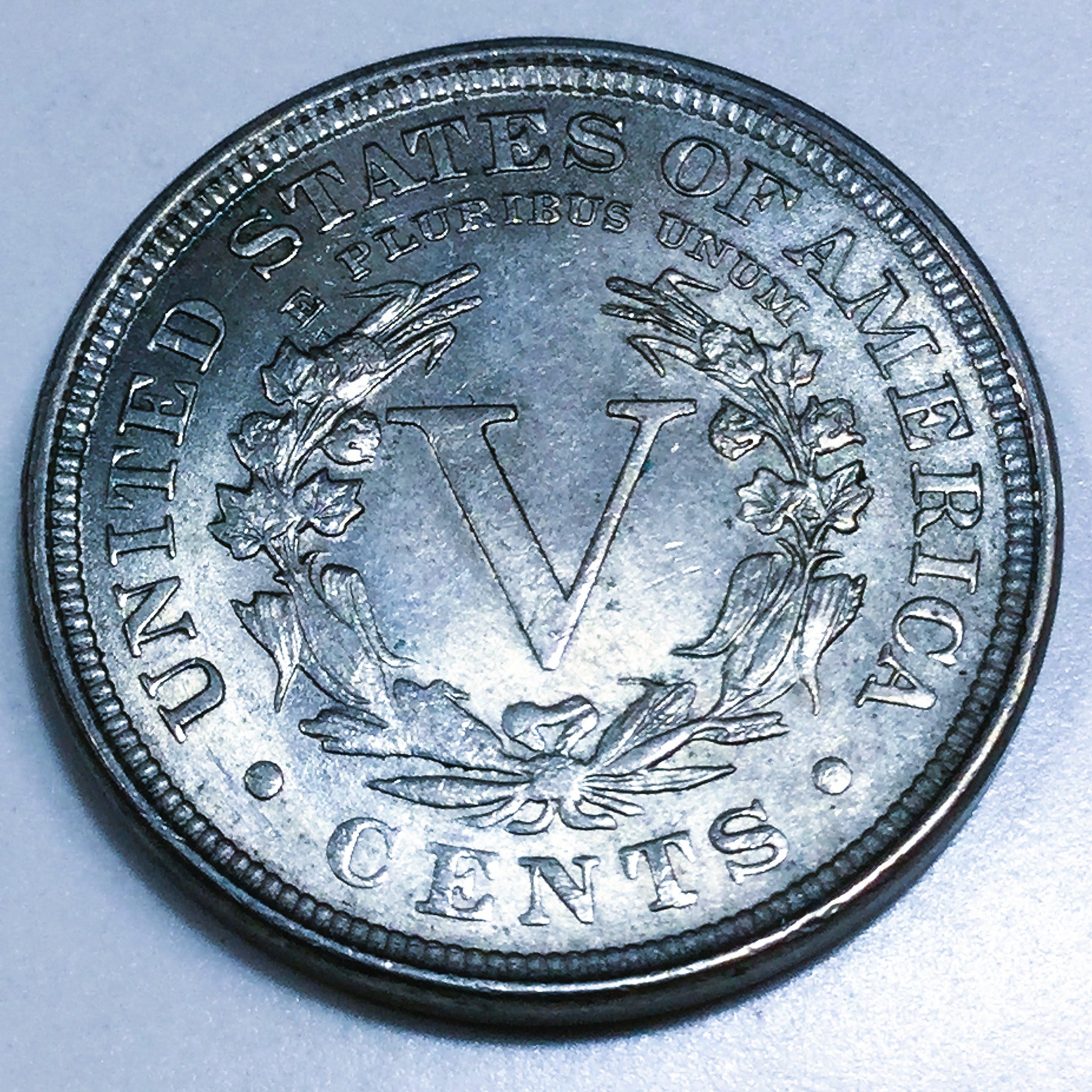 1899 Uncirculated Liberty V Nickel Beautiful Coin | Property Room