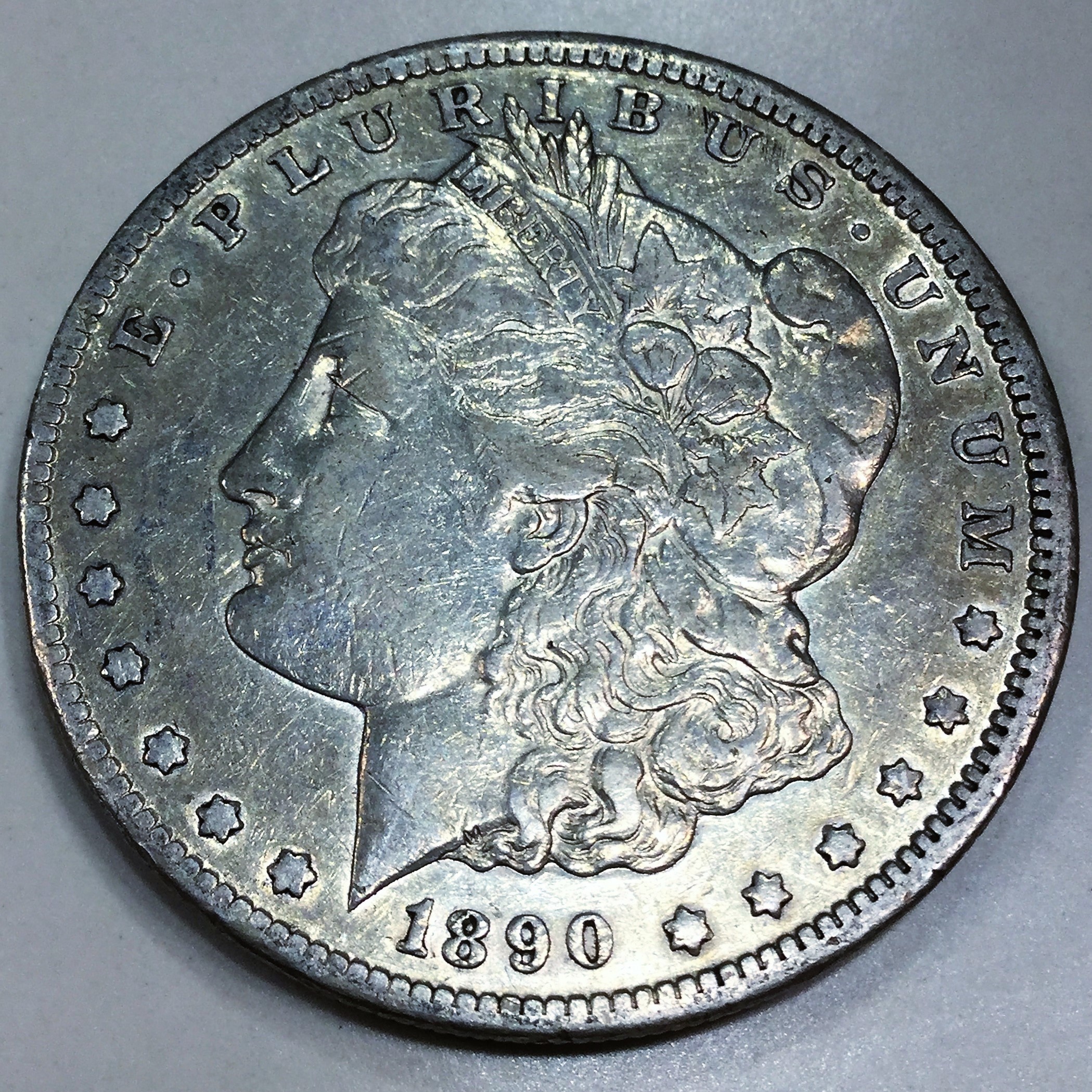 1890-CC Morgan Silver Dollar Beautiful High Grade Coin Rare Date ...