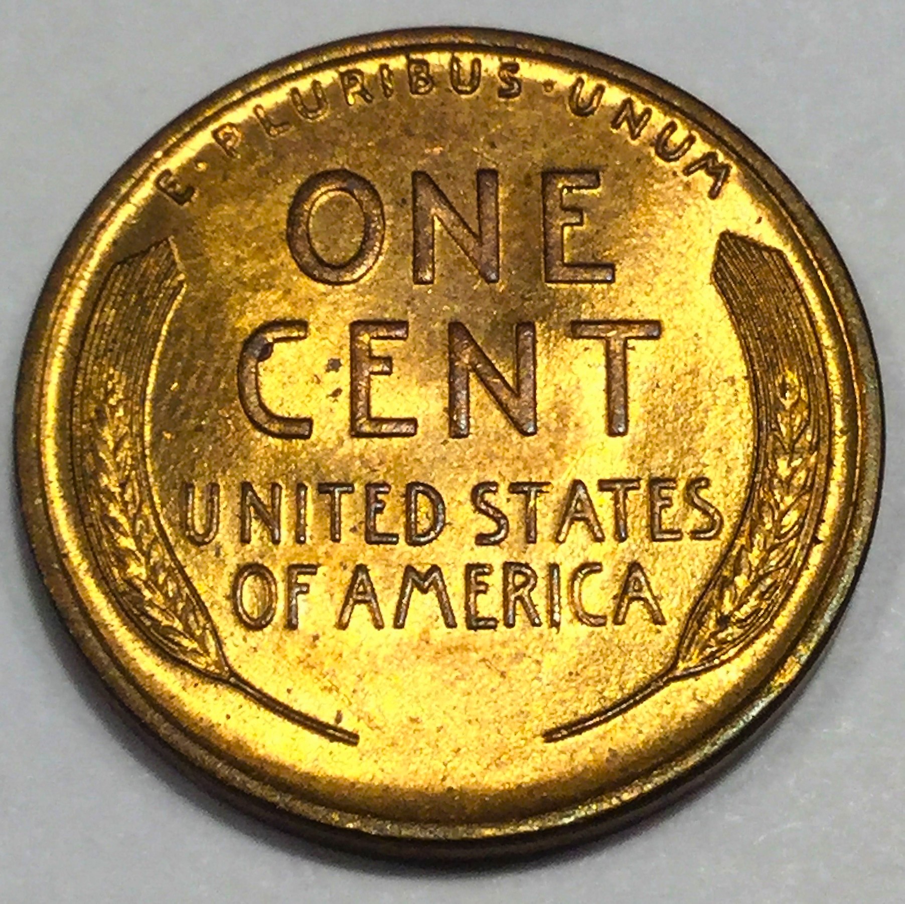 1927 Uncirculated Red Lincoln Wheat Cent Penny Beautiful Coin ...