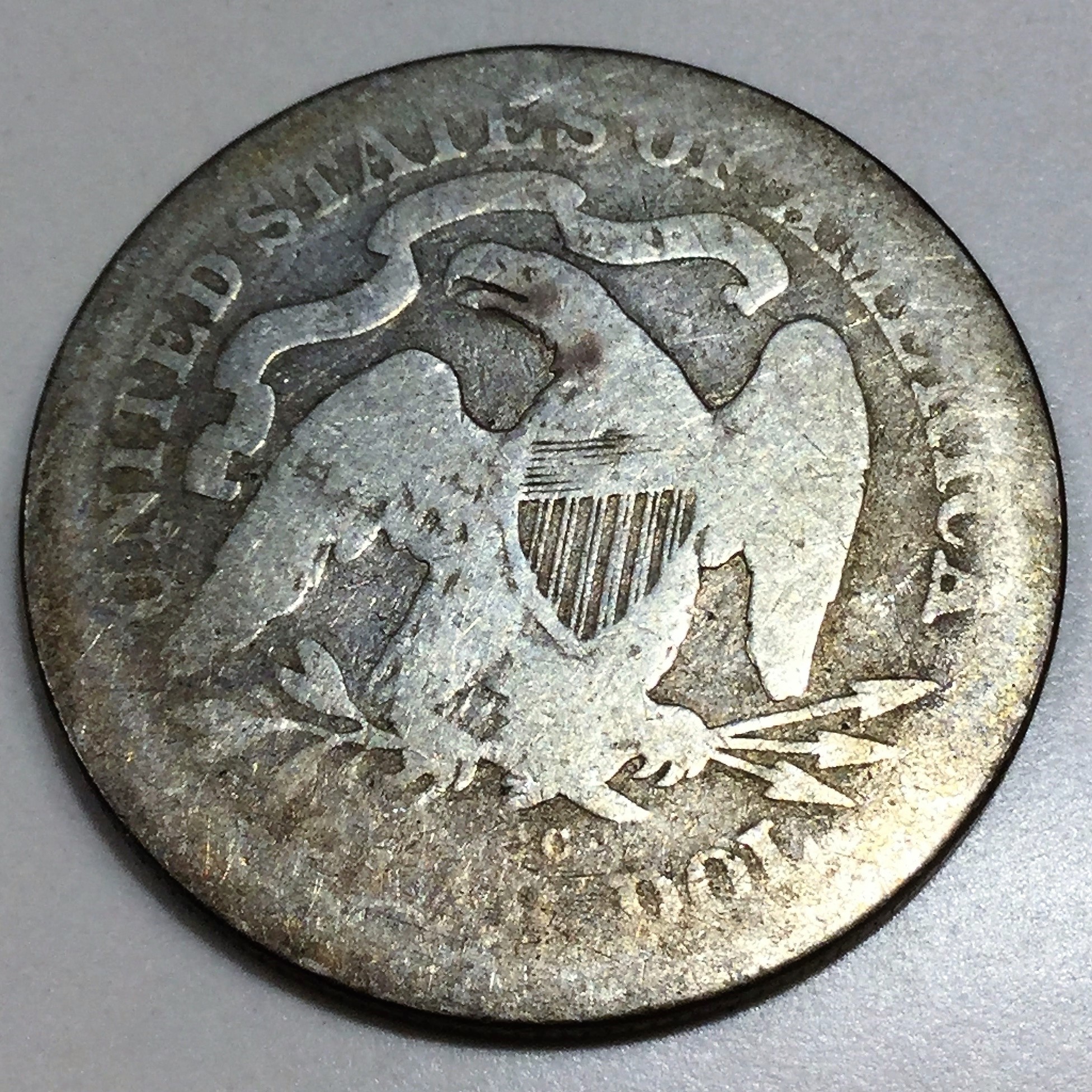 1876-CC Seated Liberty Quarter Beautiful Coin Rare Date | Property Room
