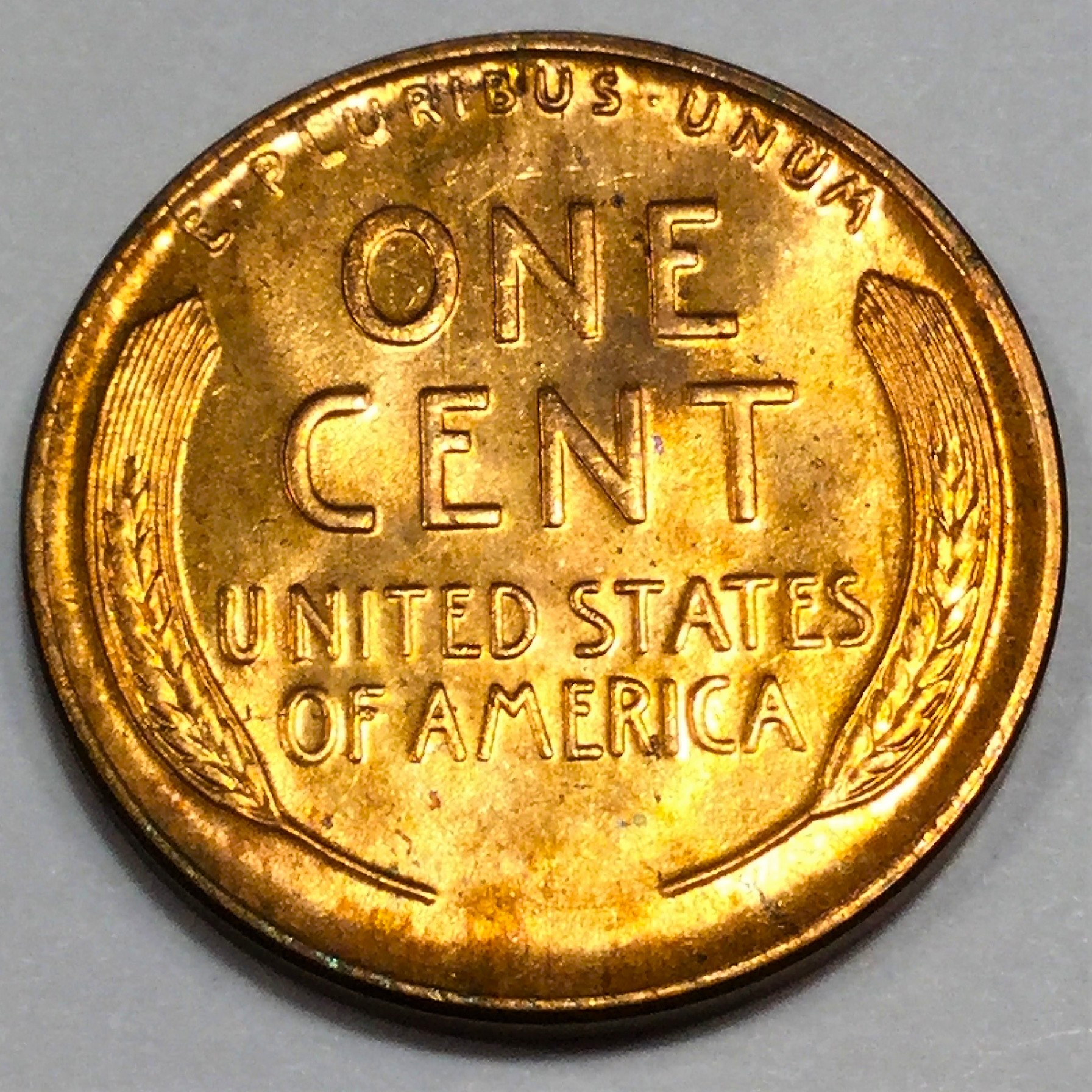 1935-S Gem Red Uncirculated Lincoln Wheat Cent Penny Beautiful Coin ...