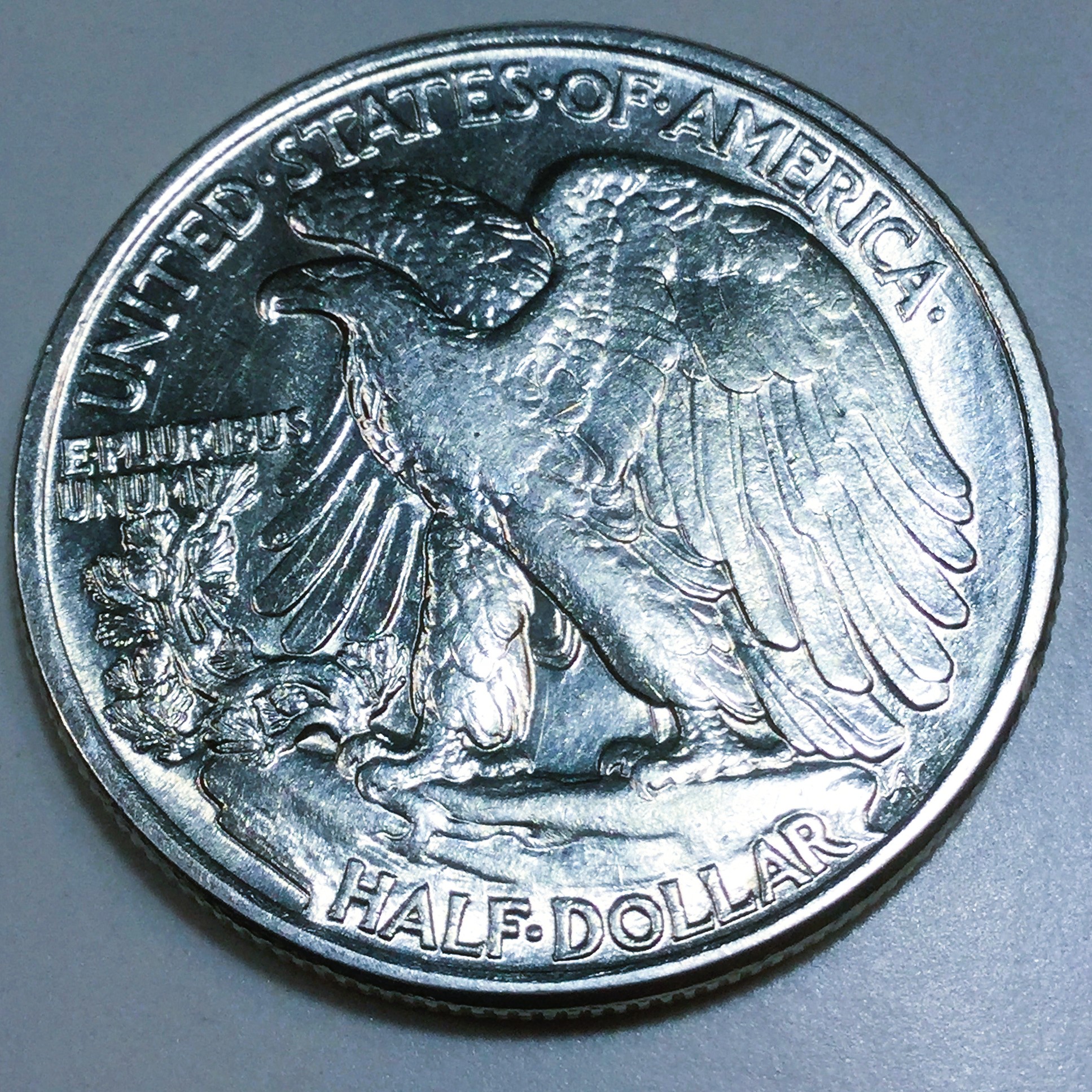 1942 Uncirculated Walking Liberty Half Dollar Beautiful Coin | Property Room