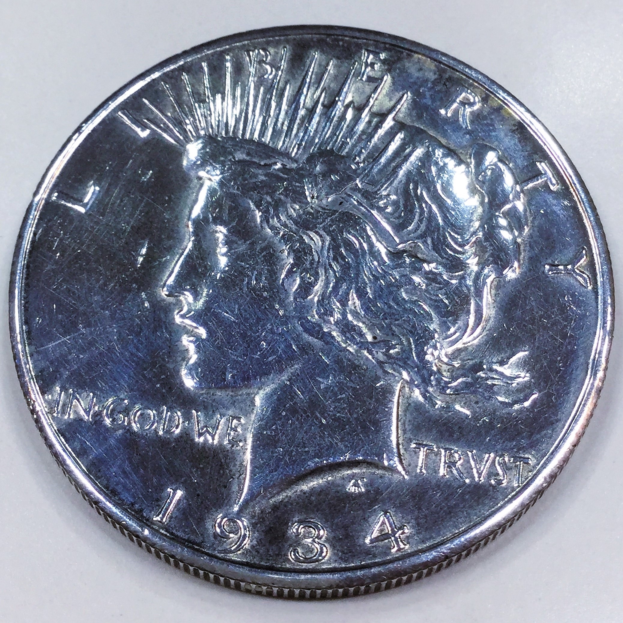 1934-S Peace Silver Dollar Beautiful High Grade Coin Rare Date ...