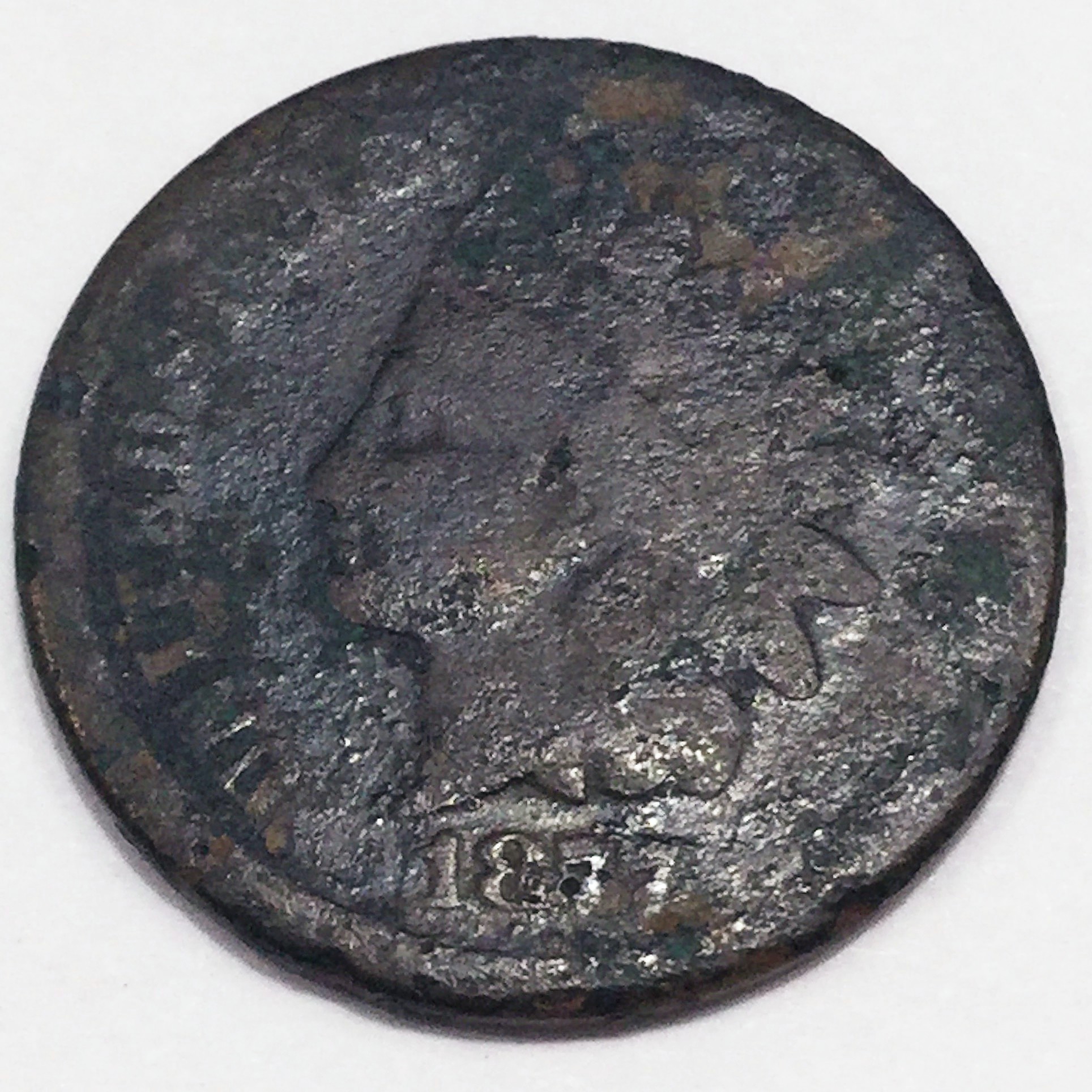 1877 Indian Head Penny Beautiful Coin Very Rare Date | Property Room