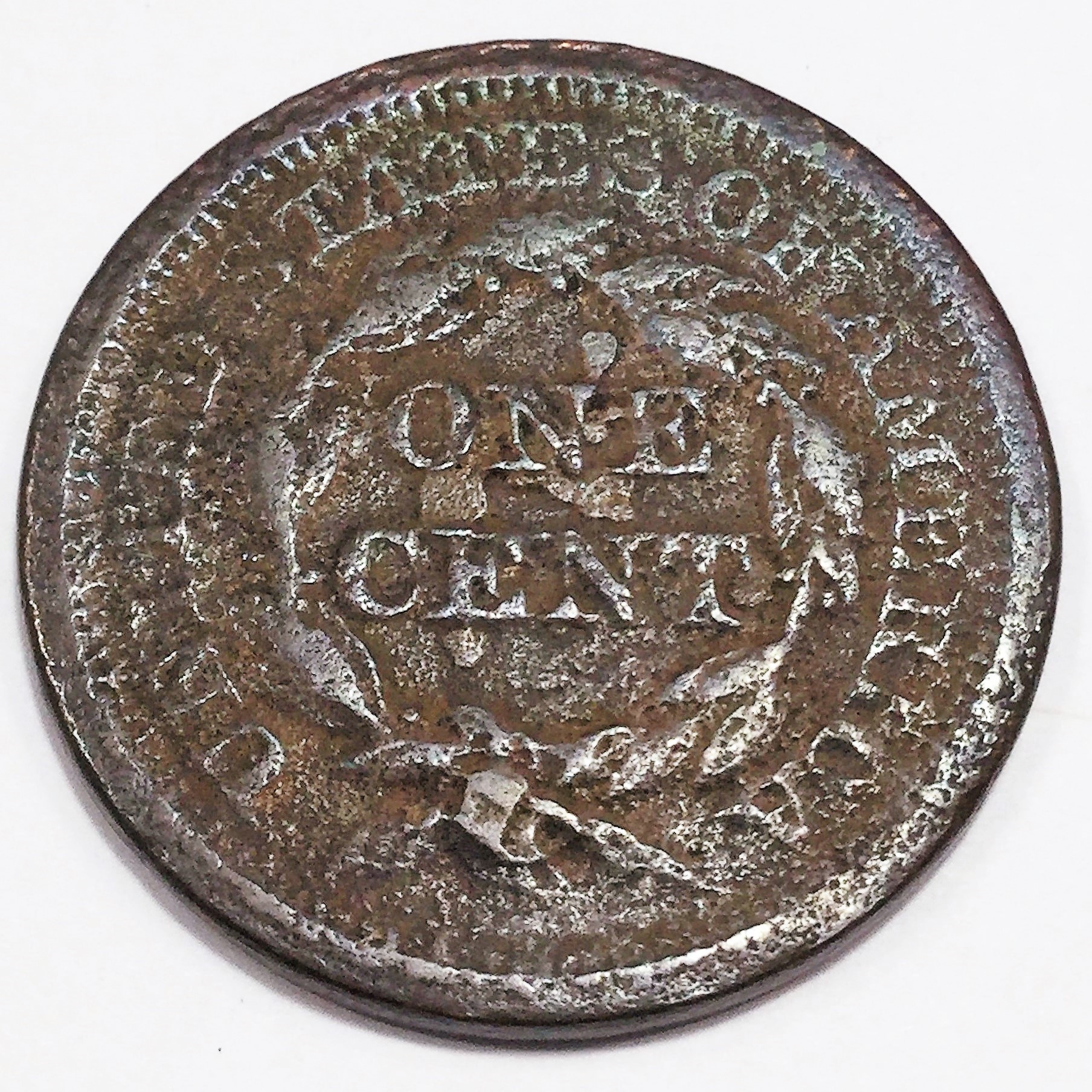 1852 Braided Hair Large Cent Beautiful Coin | Property Room