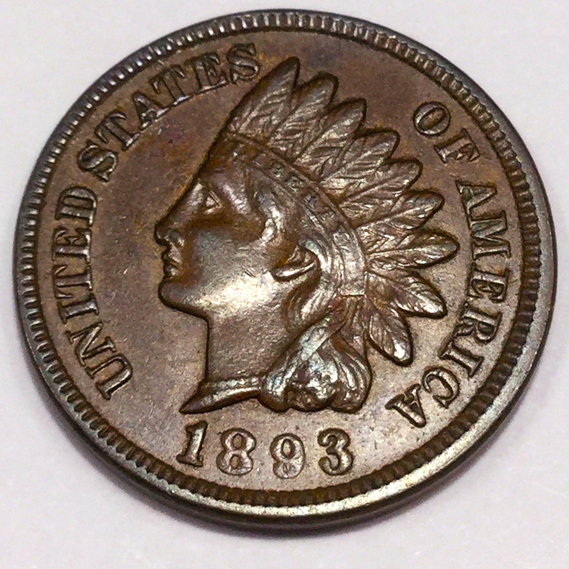 1893 Indian Head Penny Beautiful High Grade Coin | Property Room
