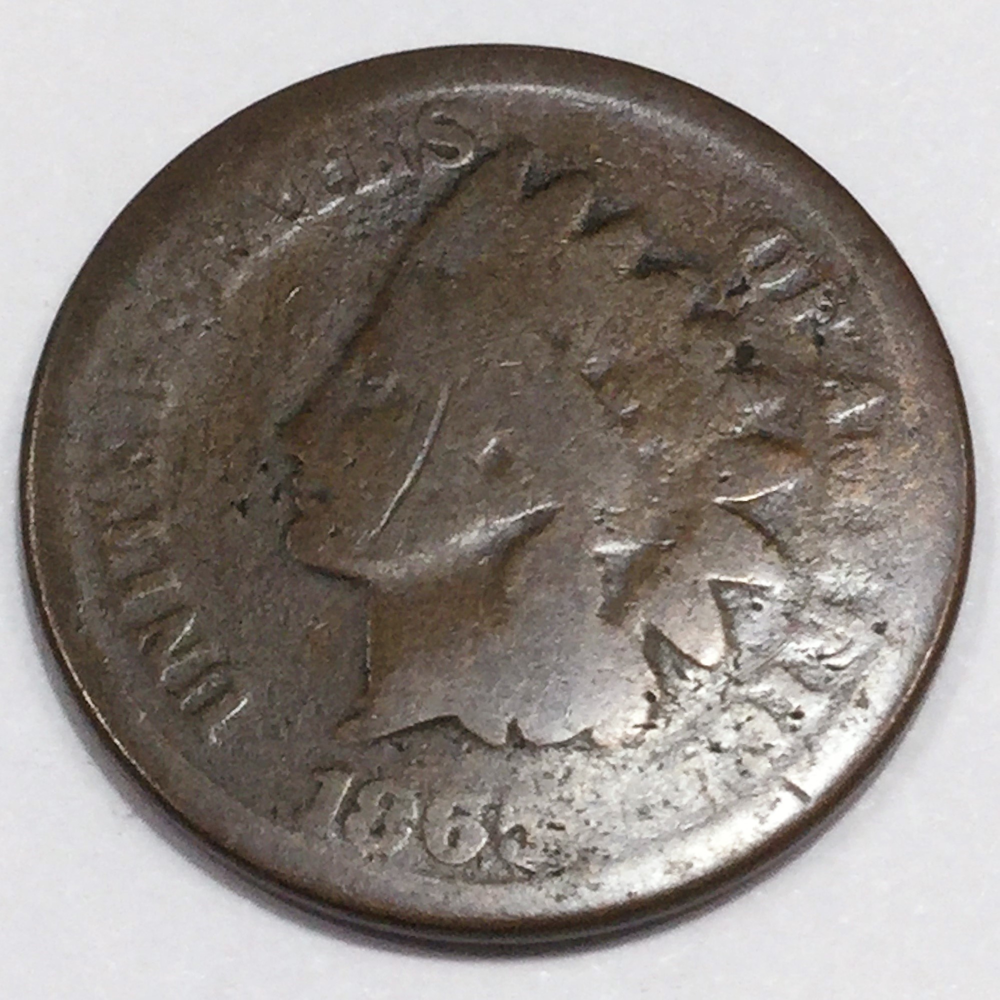 1865 Indian Head Penny Beautiful Coin Rare Date | Property Room