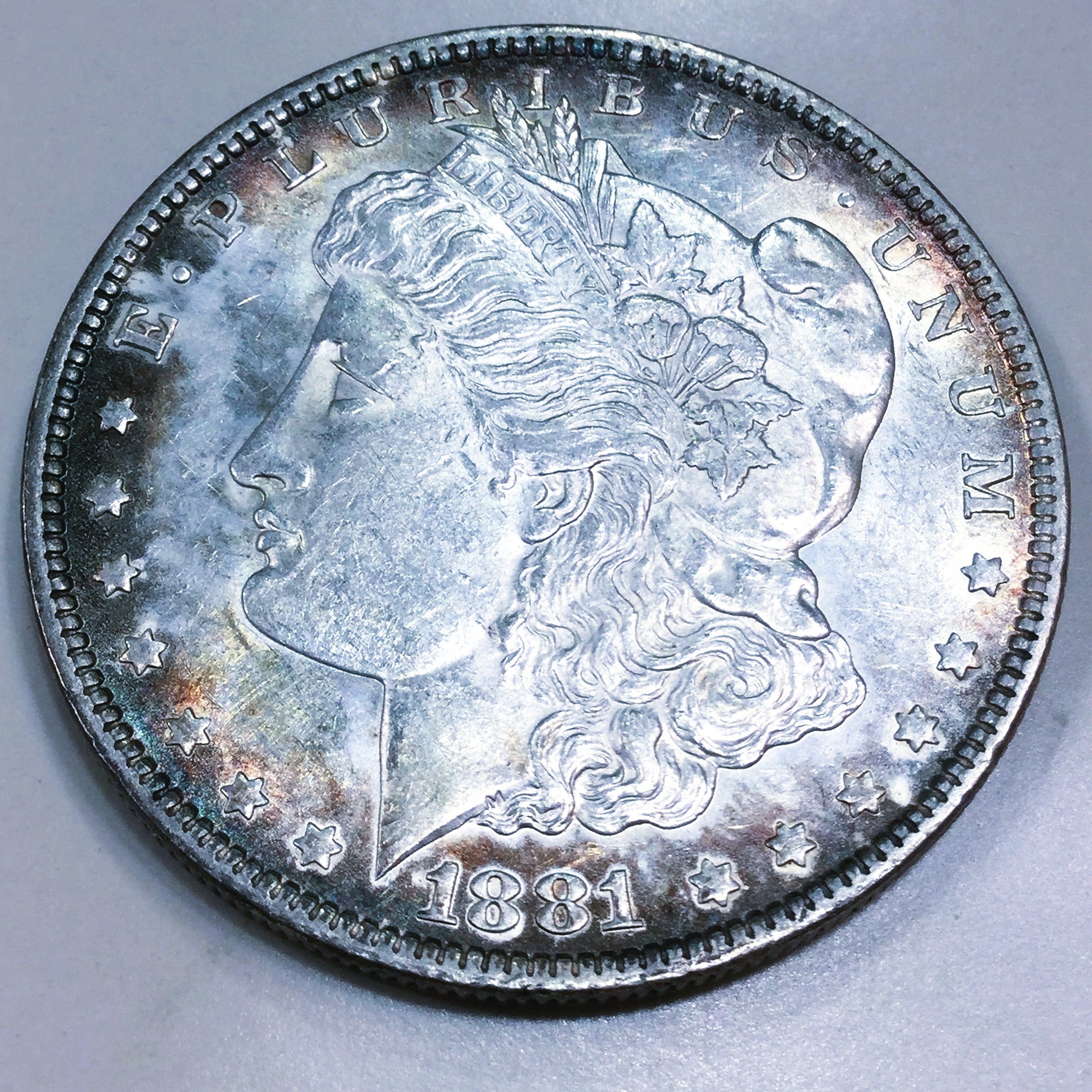 1881-O Uncirculated Morgan Silver Dollar Beautiful Coin Rare Date ...