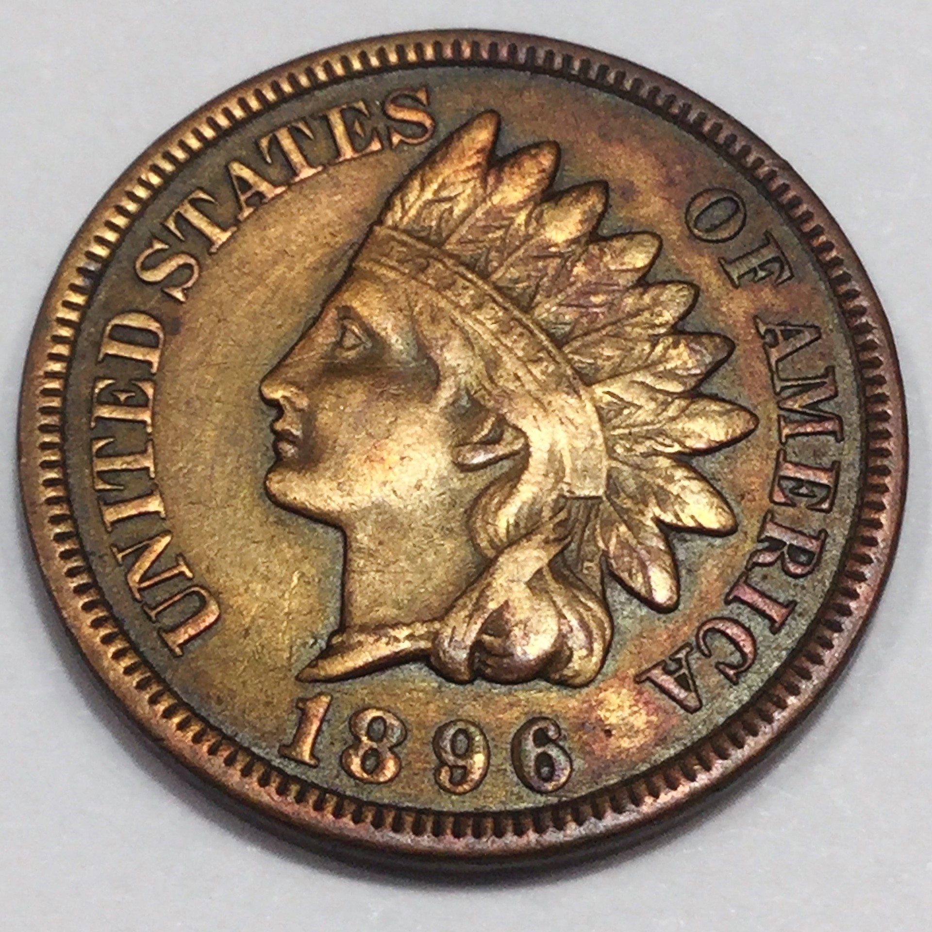 1896 Indian Head Penny Beautiful High Grade Coin | Property Room