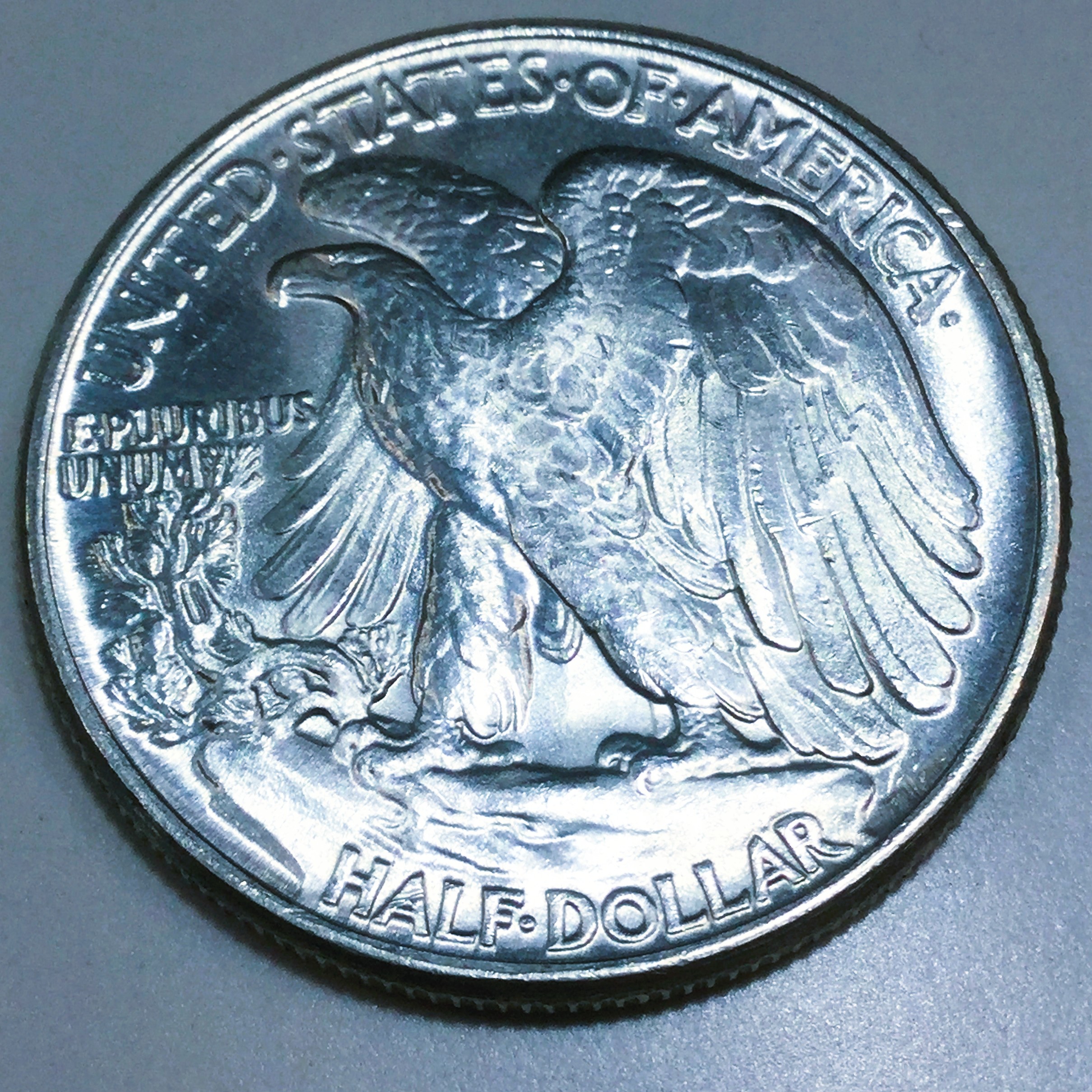 1945 Uncirculated Walking Liberty Half Dollar Beautiful Coin | Property ...
