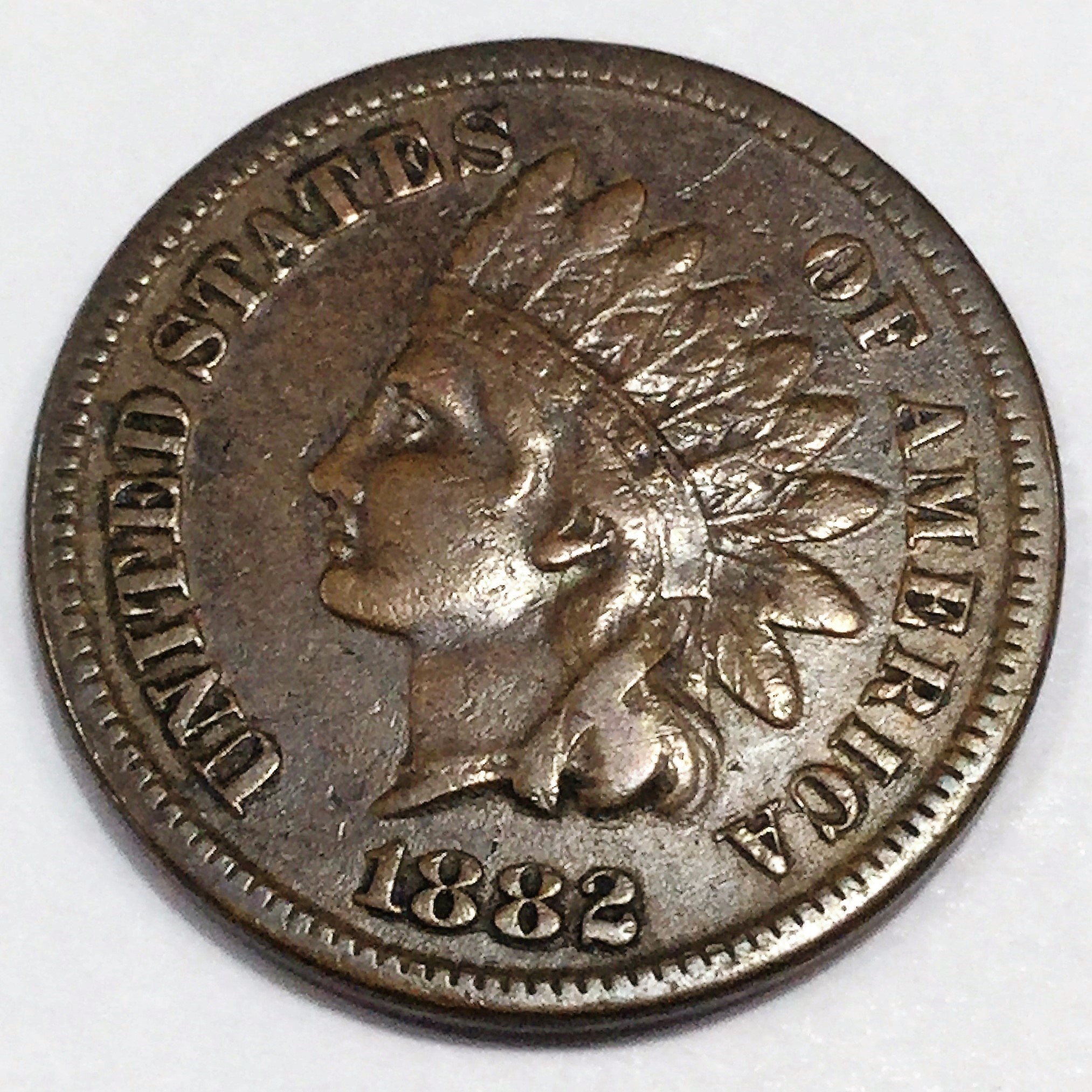 1882 Indian Head Penny Beautiful High Grade Coin | Property Room