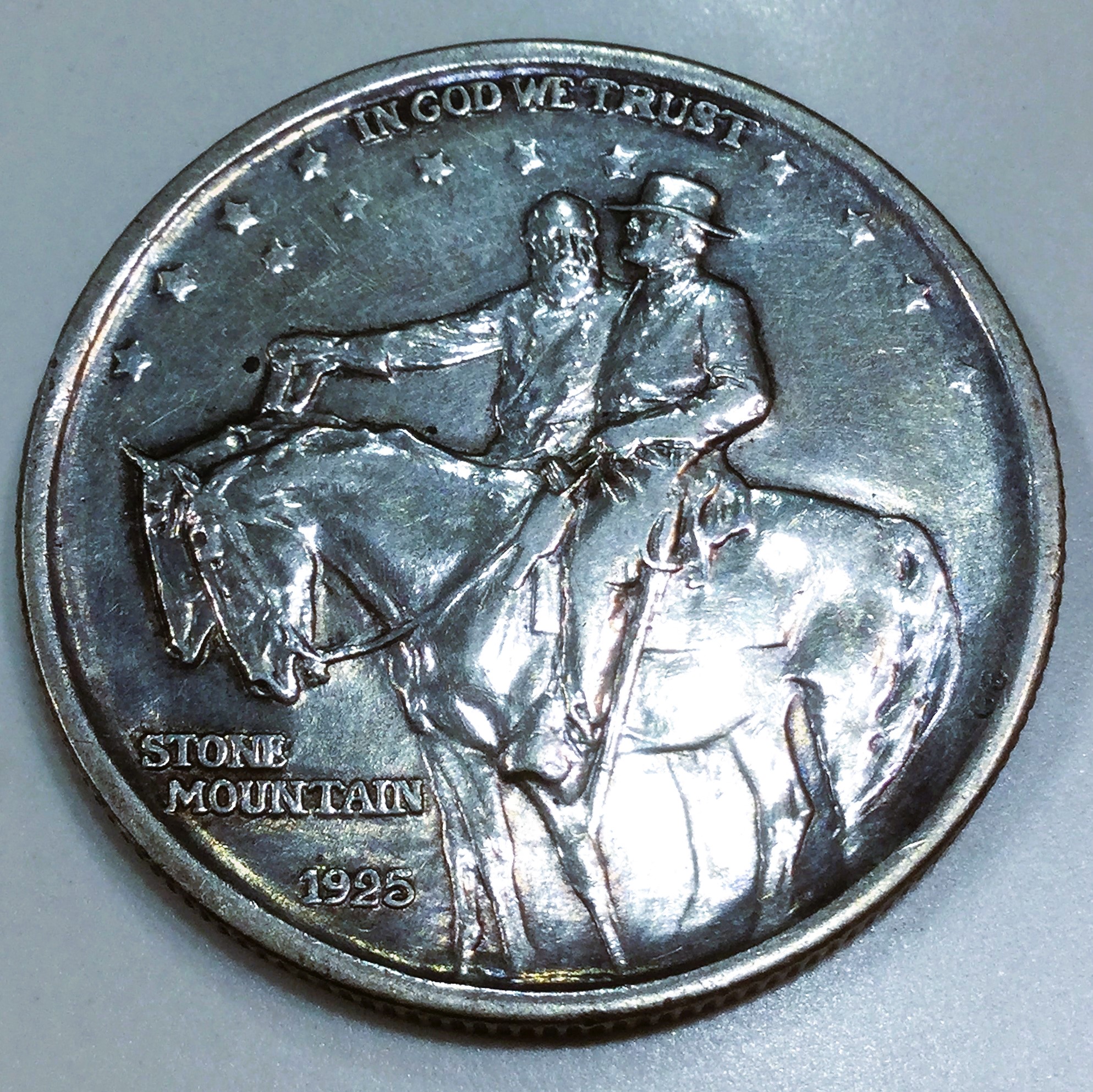1925 Stone Mountain Commemorative Silver Half Dollar Beautiful High ...
