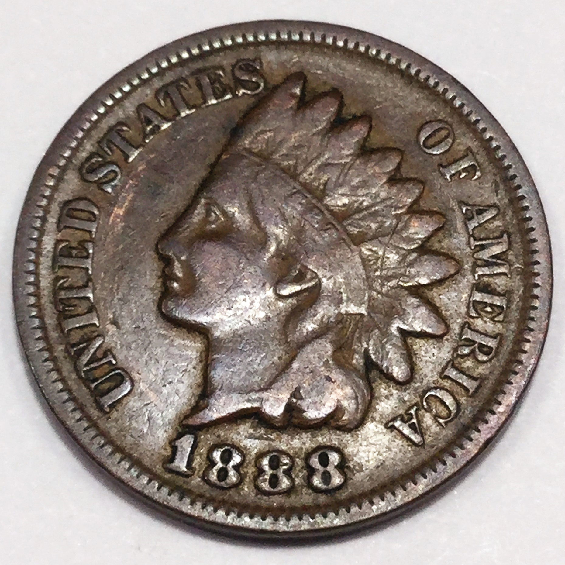 1888 Indian Head Penny Beautiful Coin Rare Date | Property Room