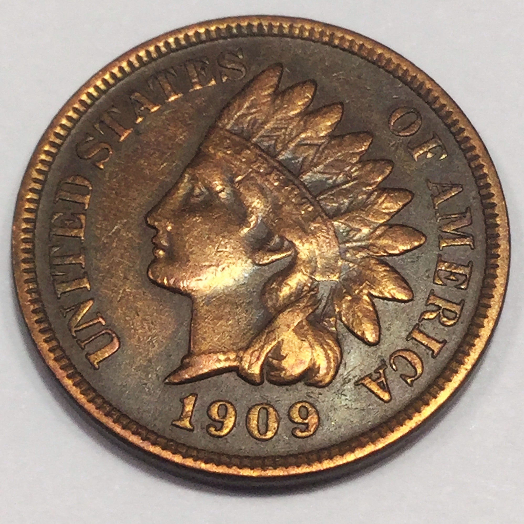 1909 Indian Head Penny Beautiful High Grade Coin | Property Room