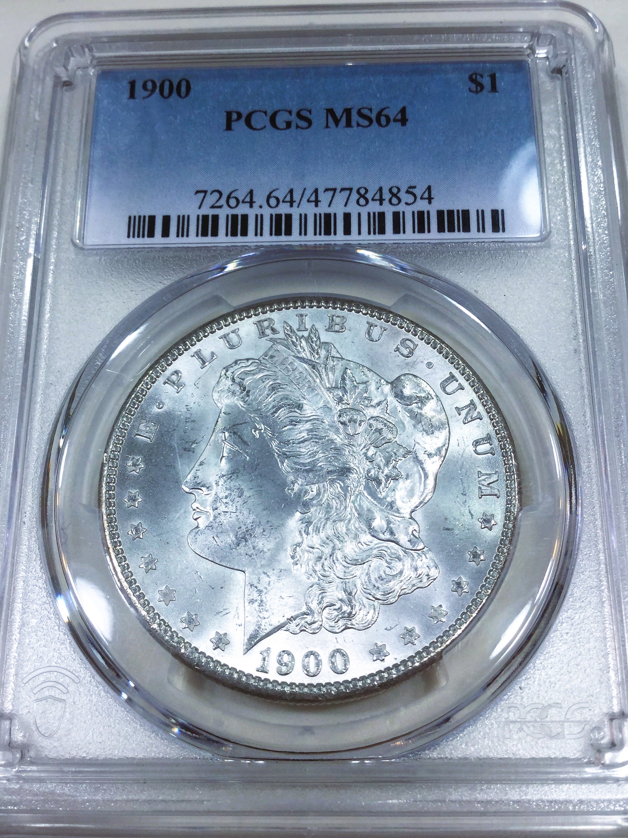 1900 Morgan Silver Dollar PCGS MS64 Beautiful Coin | Property Room