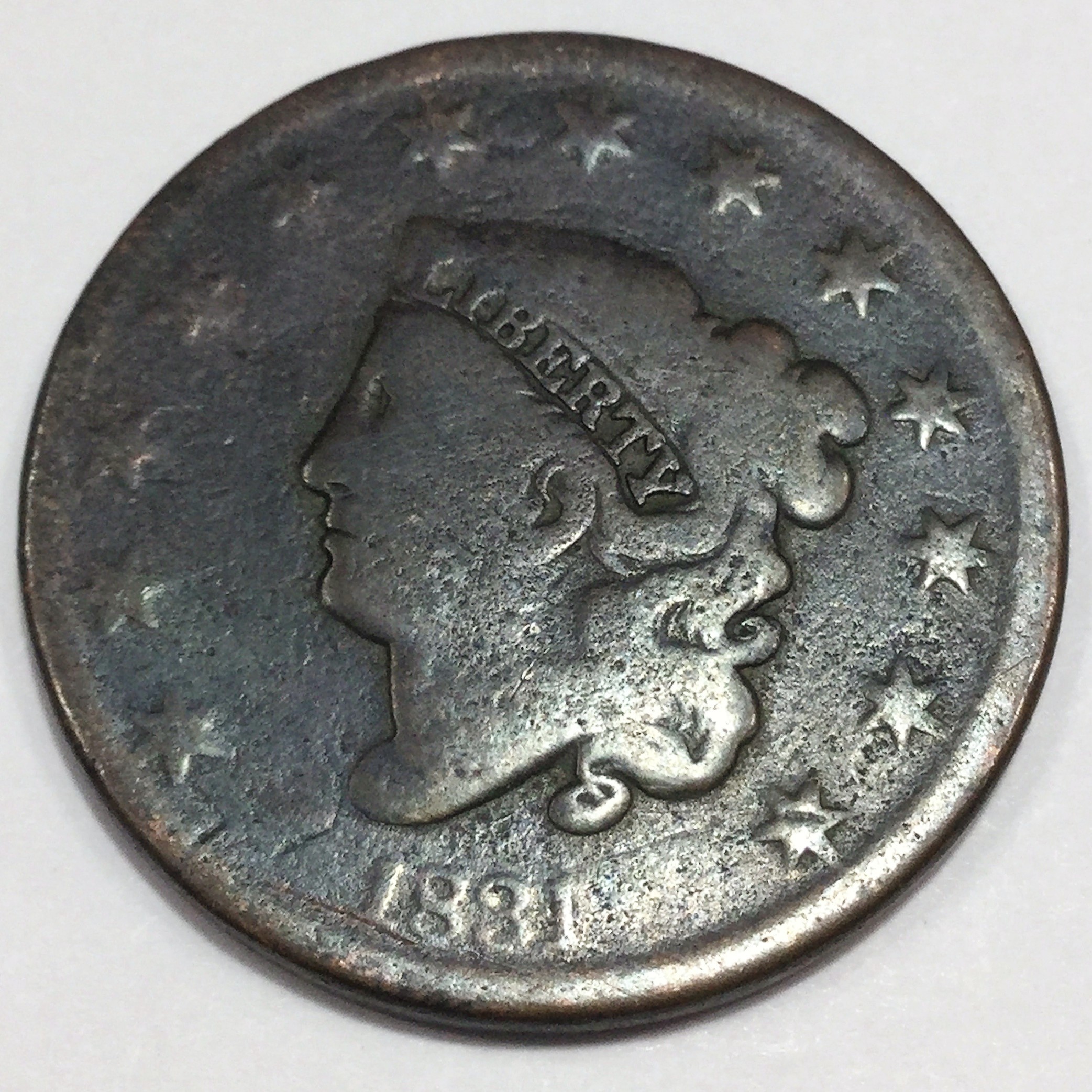 1831 Coronet Head Large Cent Beautiful Coin | Property Room
