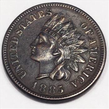 1885 Indian Head Penny Beautiful High Grade Coin Rare Date | Property Room