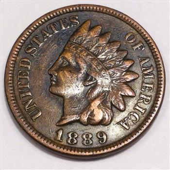 1889 Indian Head Penny Beautiful High Grade Coin | Property Room
