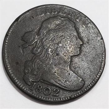 1802 Draped Bust Large Cent Beautiful High Grade Coin | Property Room