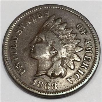 1868 Indian Head Penny Beautiful Coin Rare Date | Property Room