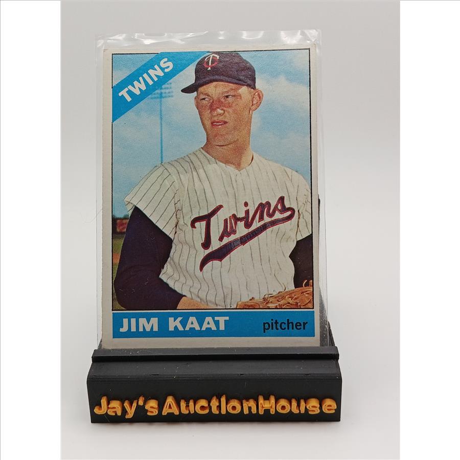 1966 topps #445 Jim Kaat Sports Card | Property Room