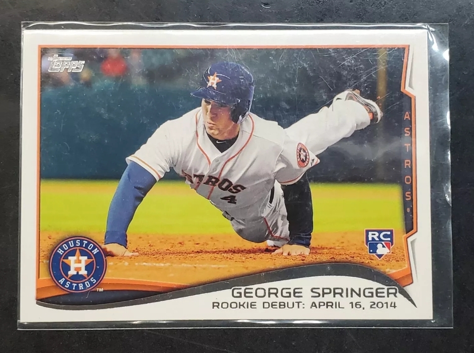 2014 Topps Update Series George Springer Astros Rookie Debut Rookie ...