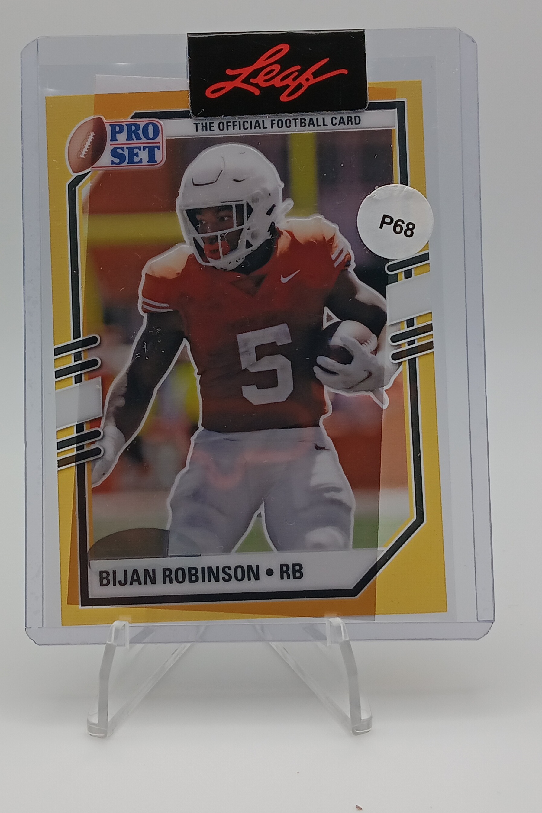 2022 Leaf Pro Set 1of 1 Unsigned Proof Bijan Robinson Rookie Card ...