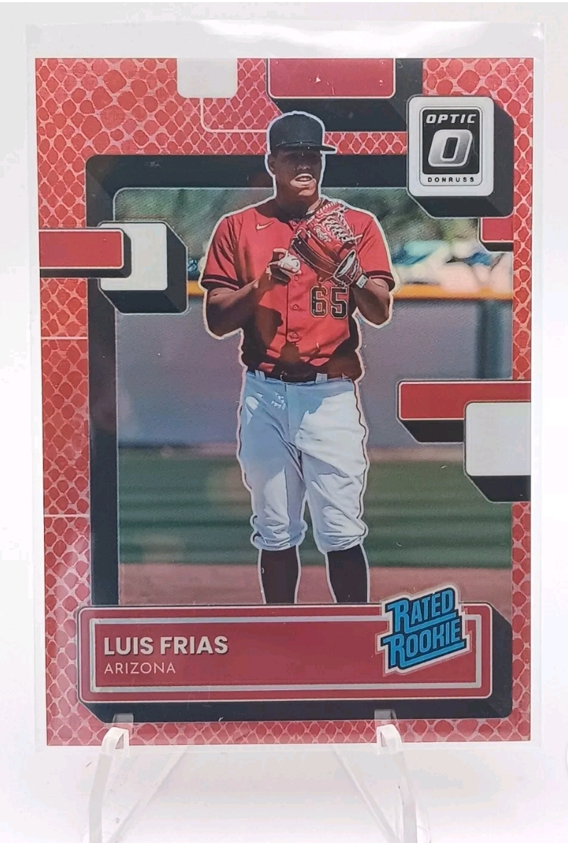 2022 Donruss Optic #63 Luis Frias Rated Rookie Red Dragon #5/99 Rookie ...