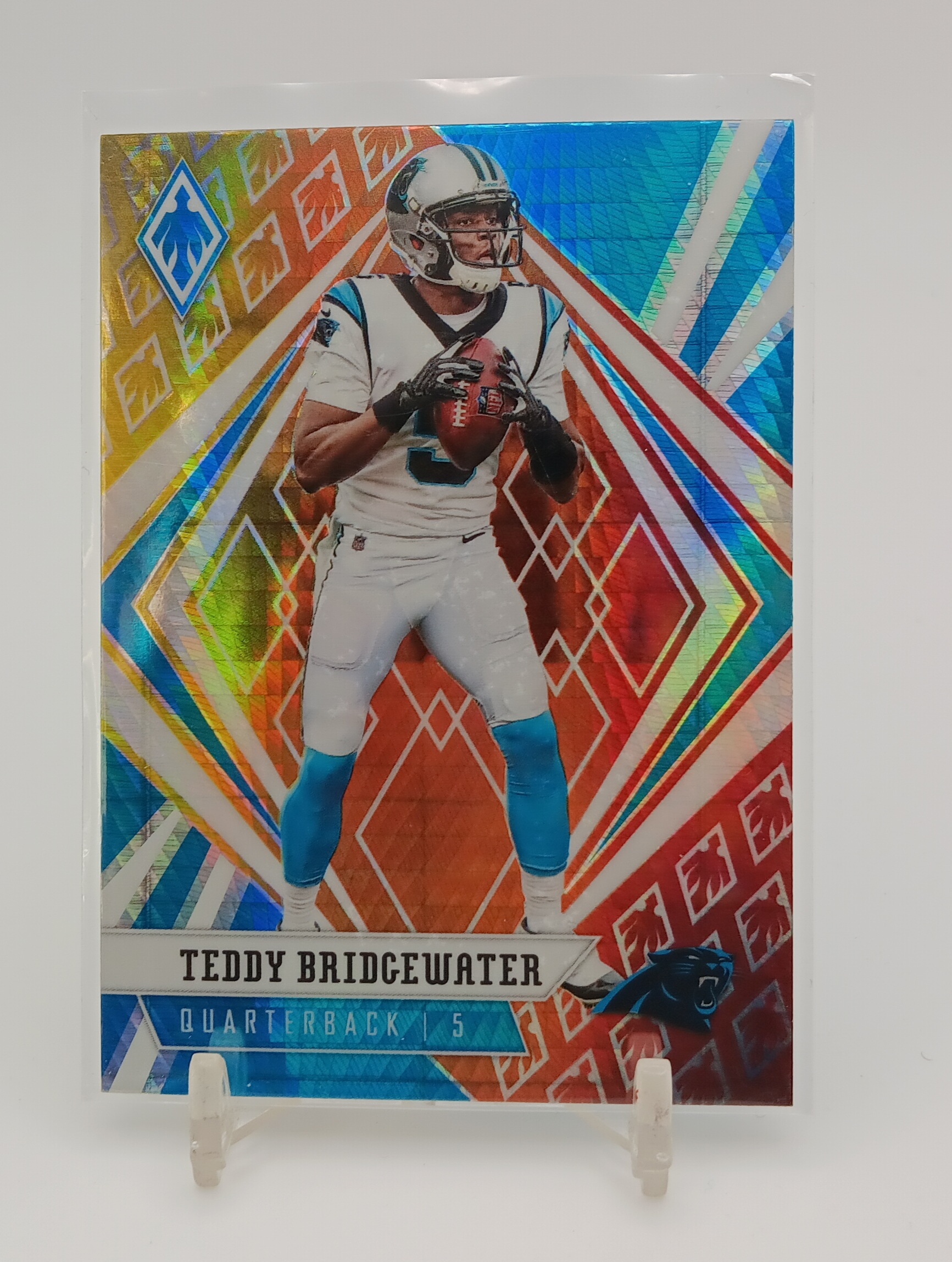 2020 Panini Phoenix Teddy Bridgewater Fire Burst Card #67 Sports Card ...