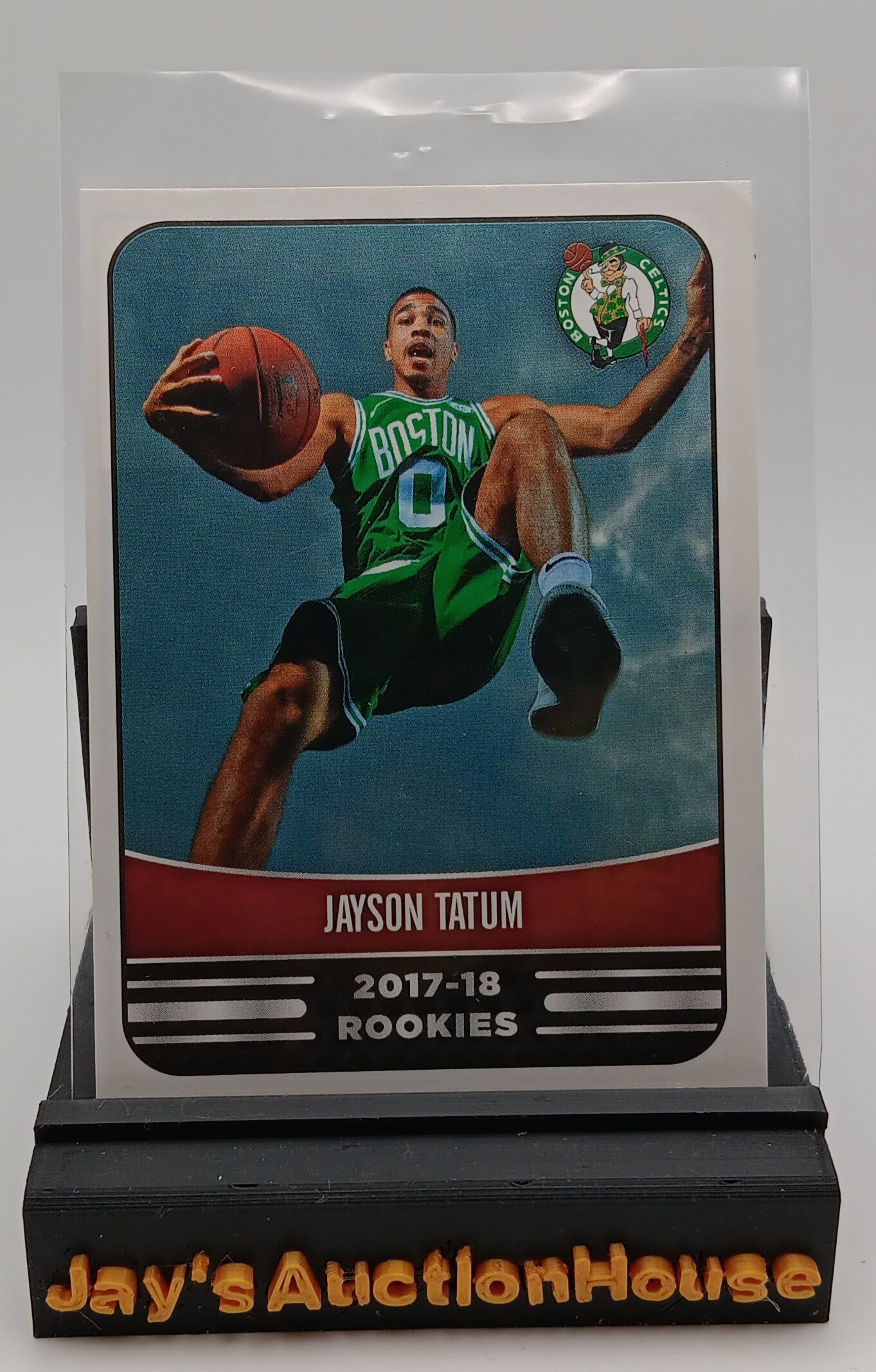 Jayson Tatum 2017-18 Rookie RC NBA Sticker Collection #423 Rookie Card ...