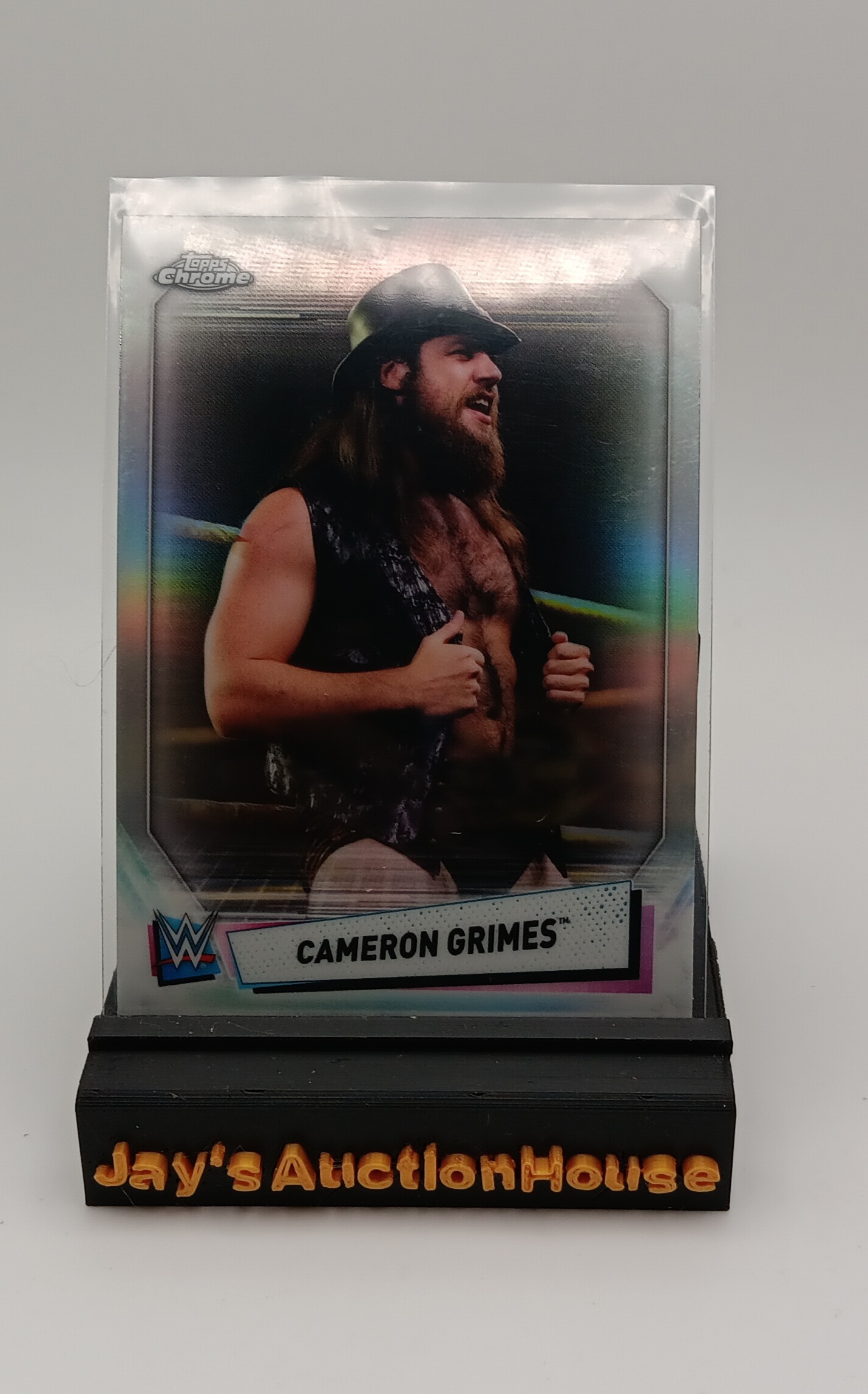 2021 Topps Chrome Refractor WWE #77 Cameron Grimes Wrestling Card ...