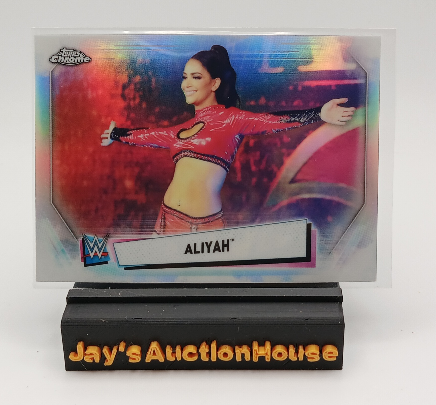 Aliyah 2021 Topps Chrome WWE Refractor #73 Wrestling Card | Property Room