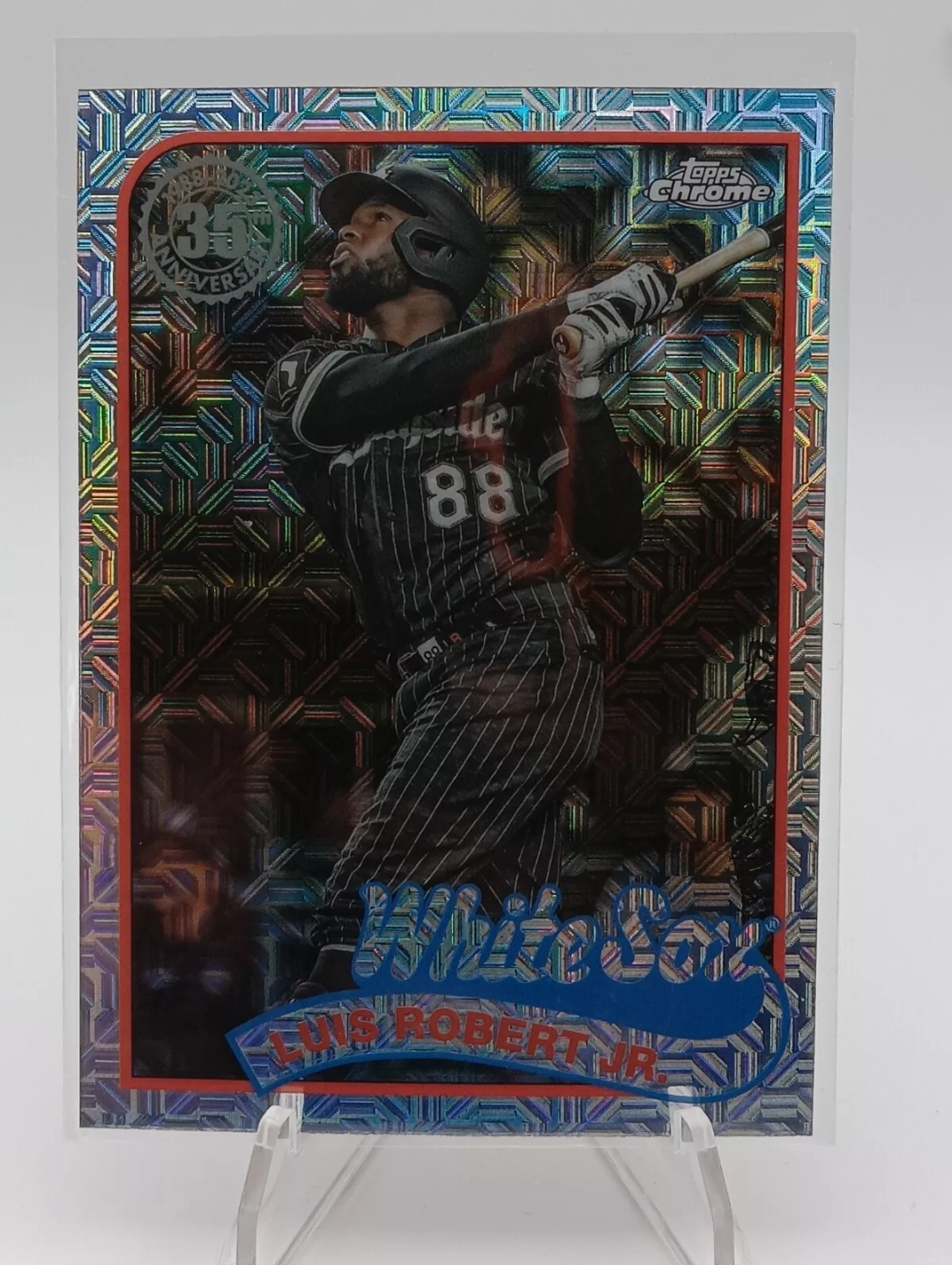 2024 Topps Series 1 #T89C-51 Luis Robert 1989 Silver Pack Mojo ...