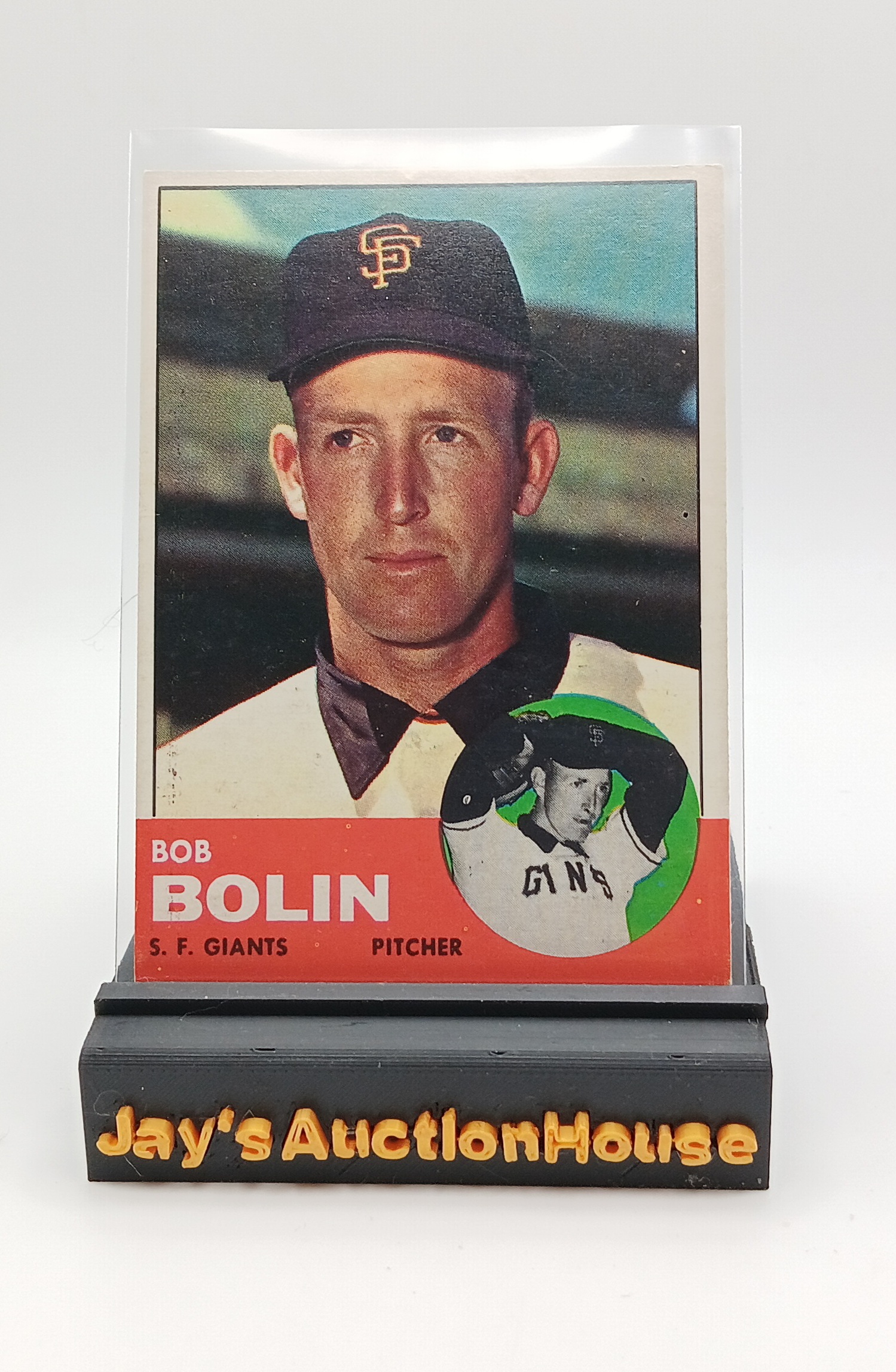 1963 Topps #106 Bob Bolin Sports Card | Property Room